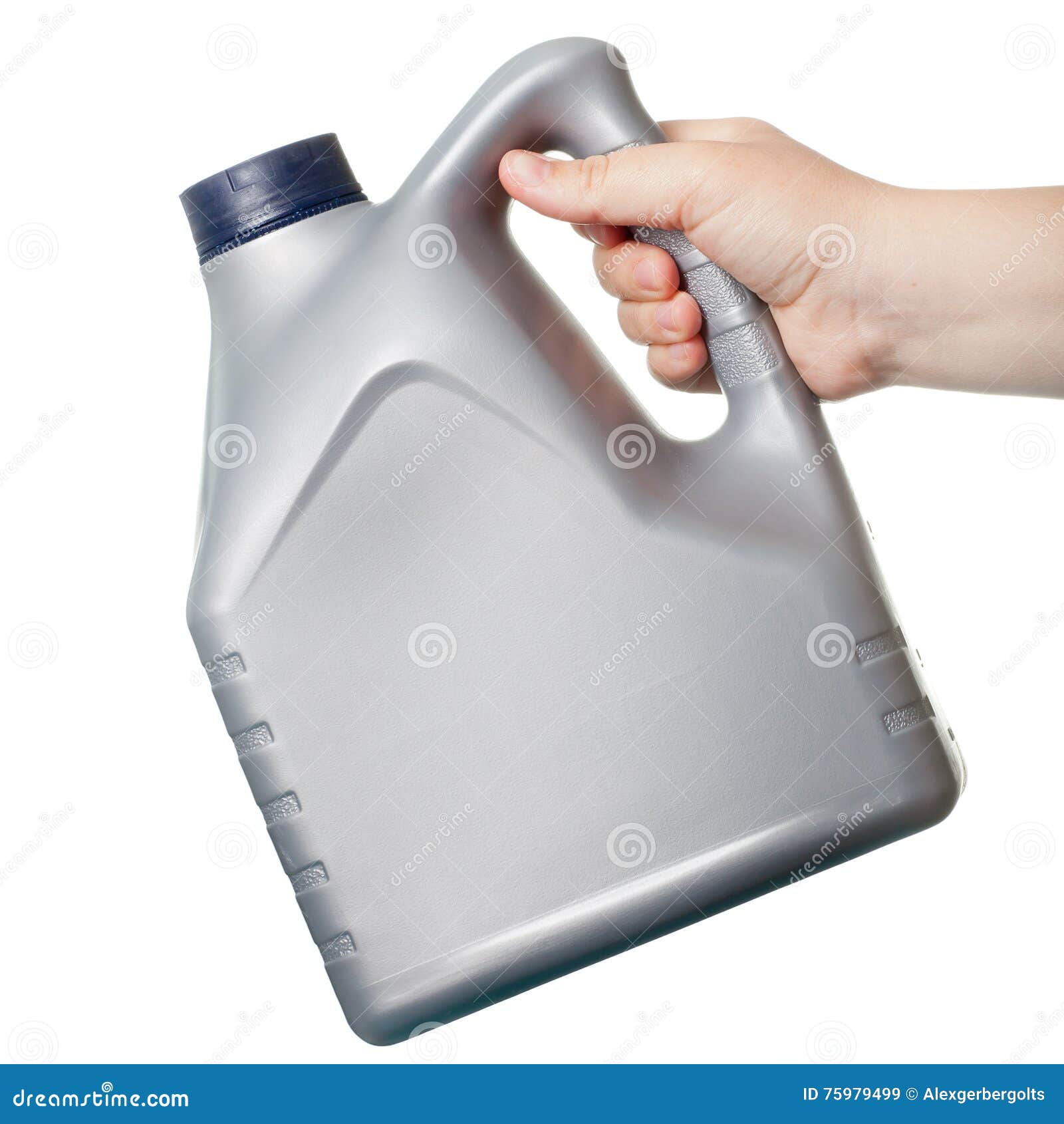 Canister with Machine Oil Isolated on White Background Stock Image ...