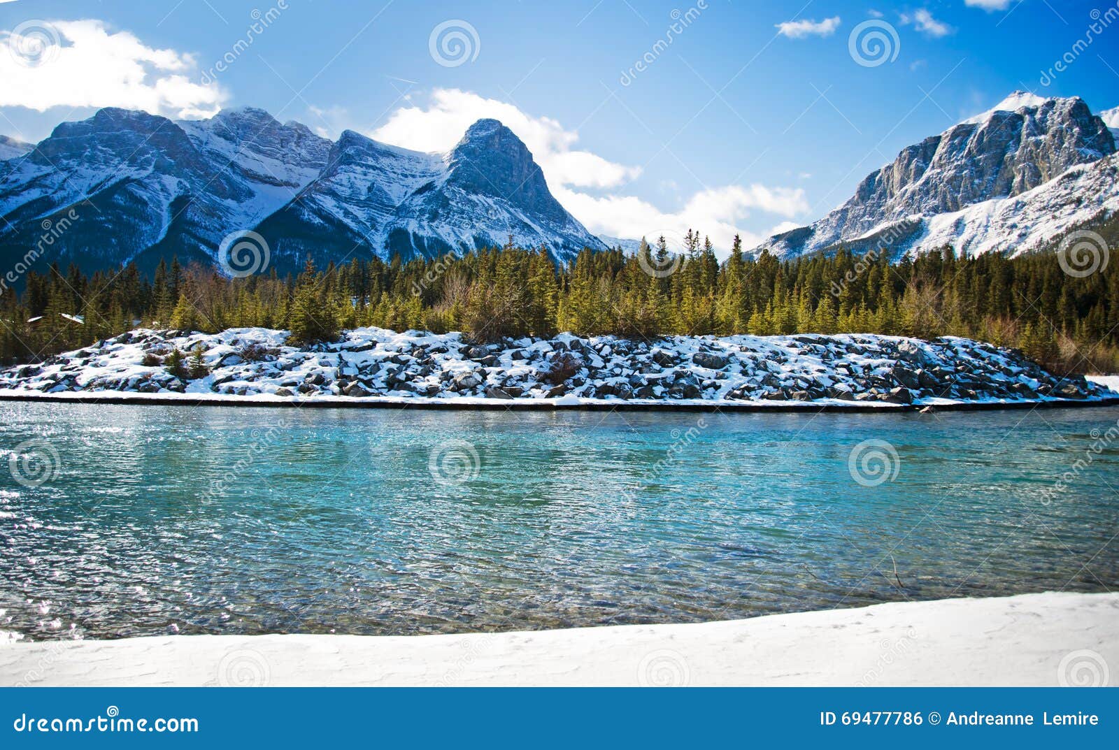Canmore stock photo. Image of mountain, canmore, snow - 69477786