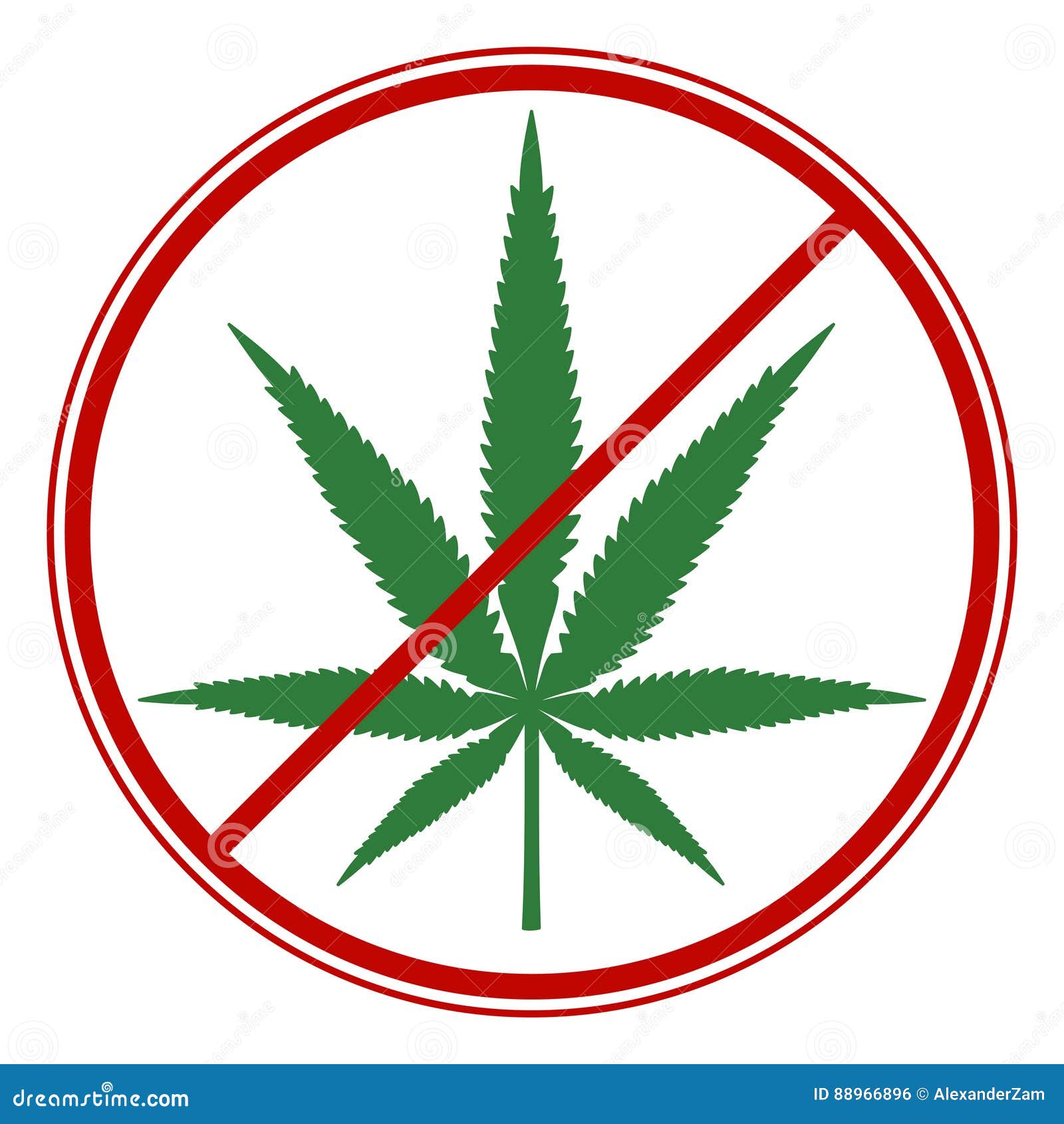 Cannabis ban symbol stock vector. Illustration of hashish - 88966896