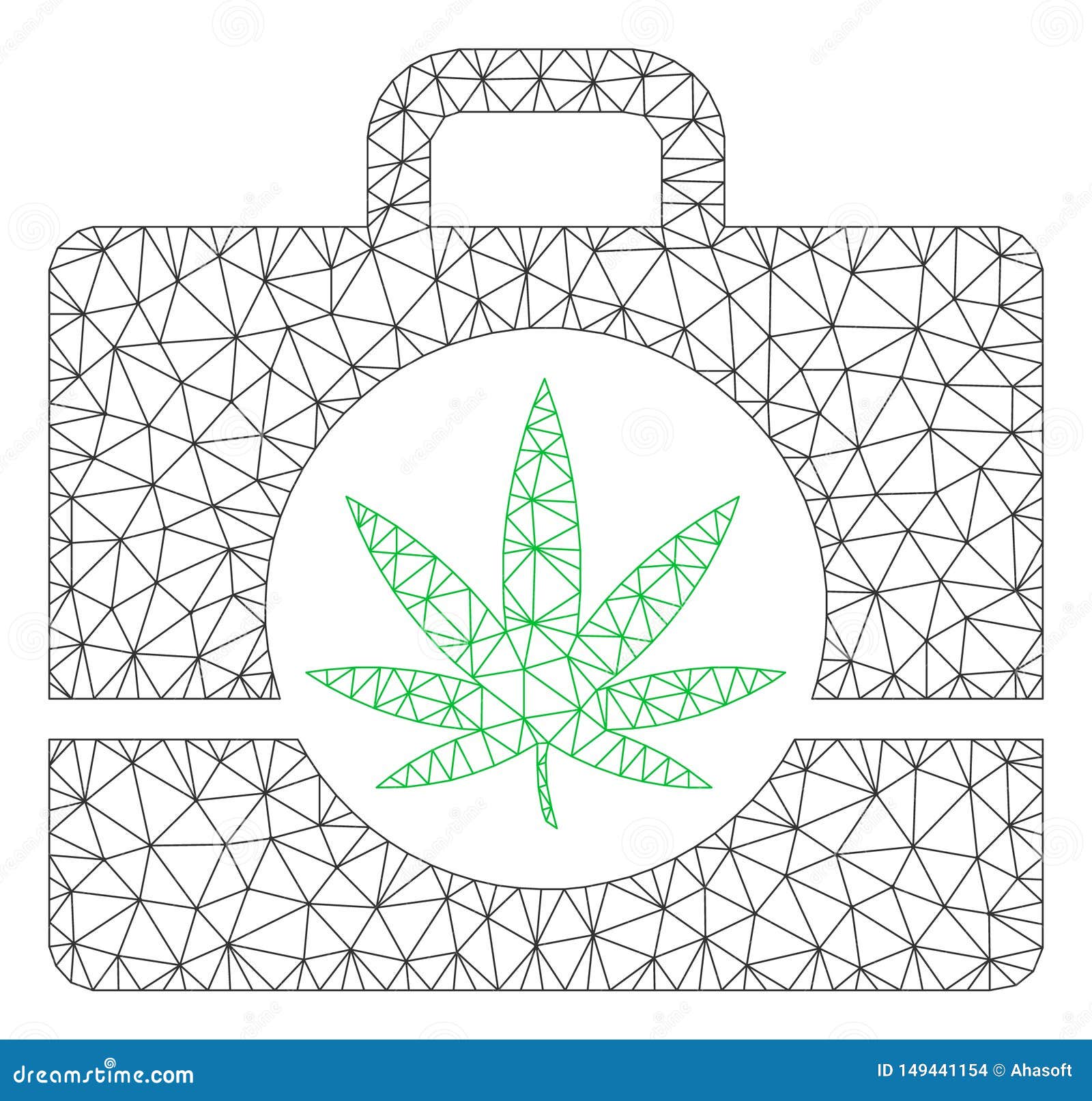 Cannabis Case Polygonal Frame Vector Mesh Illustration Stock Vector ... Cannabis Case Polygonal Frame Vector Mesh Illustration Stock Vector ...