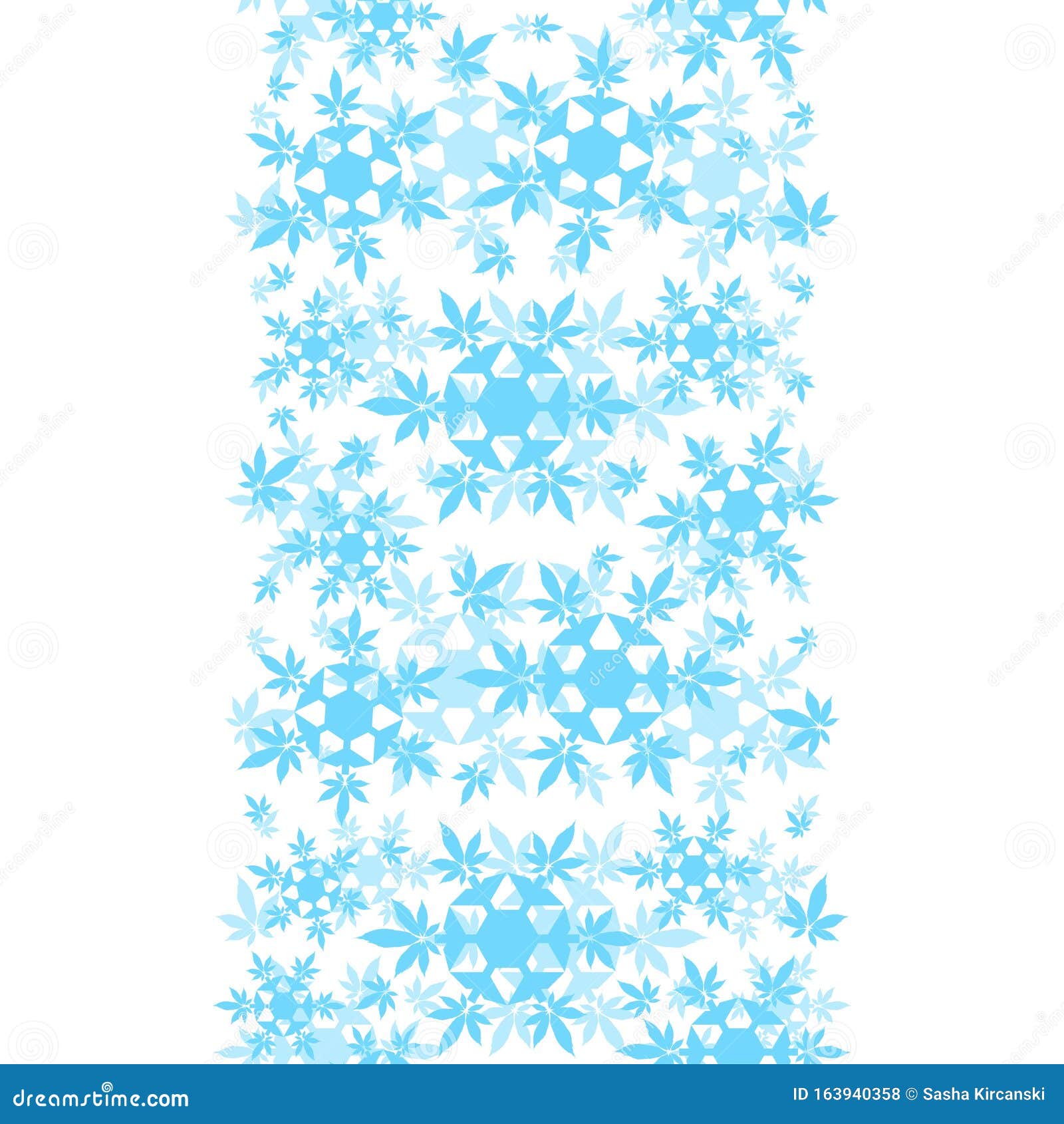 Cannabis Leaf Border Seamless Vector Pattern Background Stock Vector ...