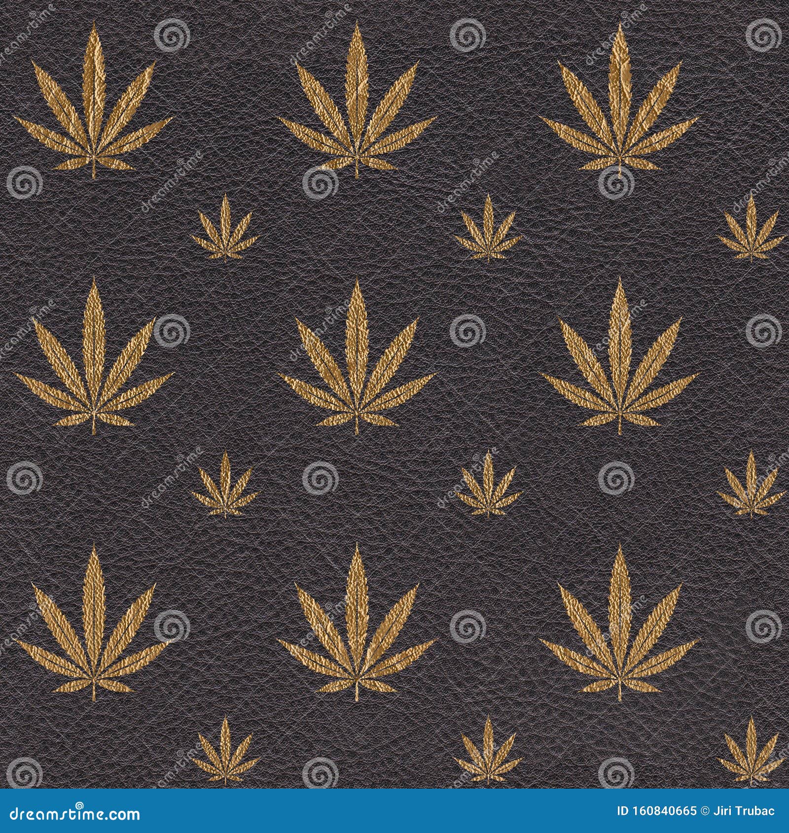 Cannabis Leaf - Decorative Pattern - Seamless Background Stock ...