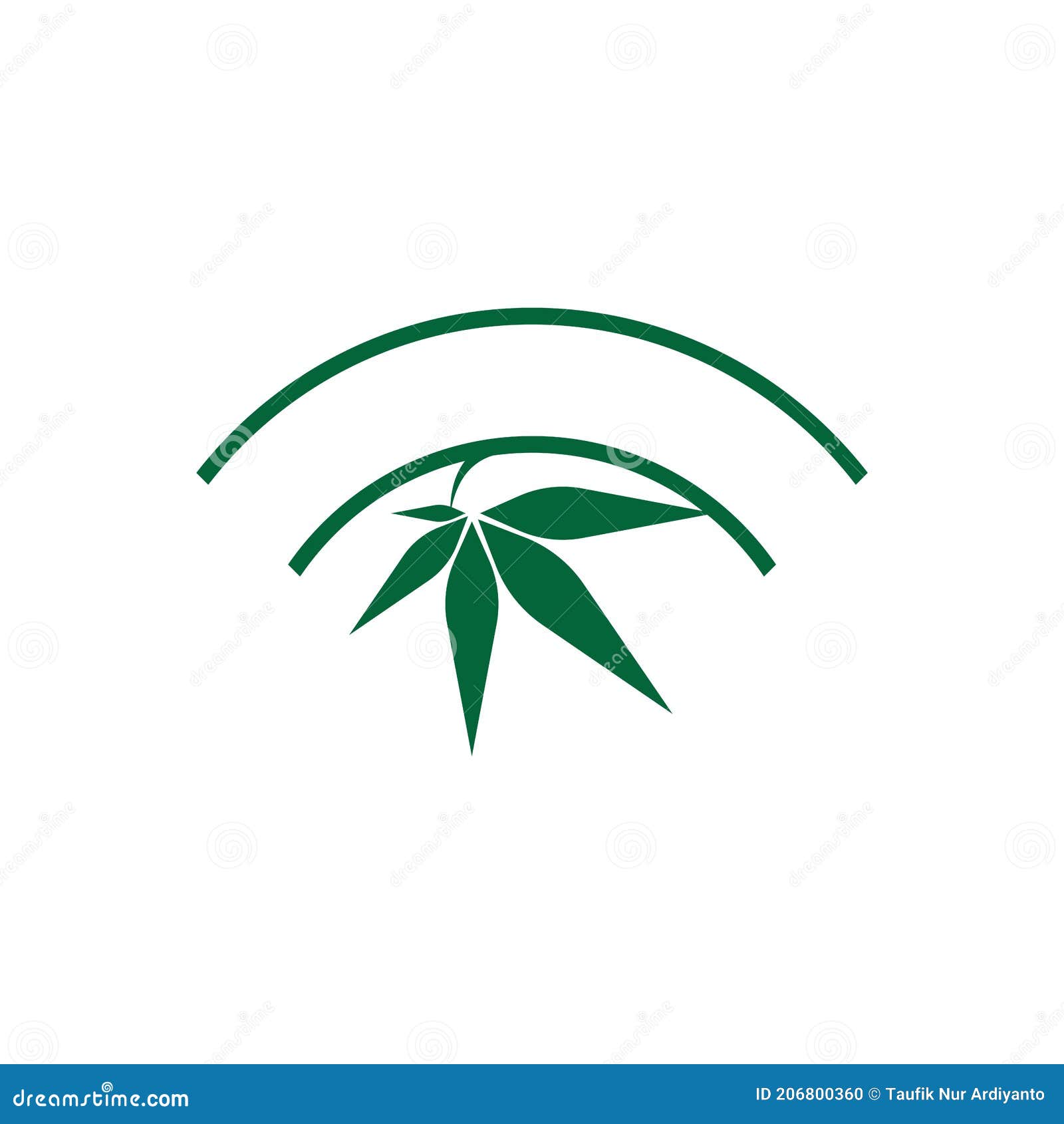 Cannabis Leaf Logo Design Vector Template Stock Vector - Illustration ...