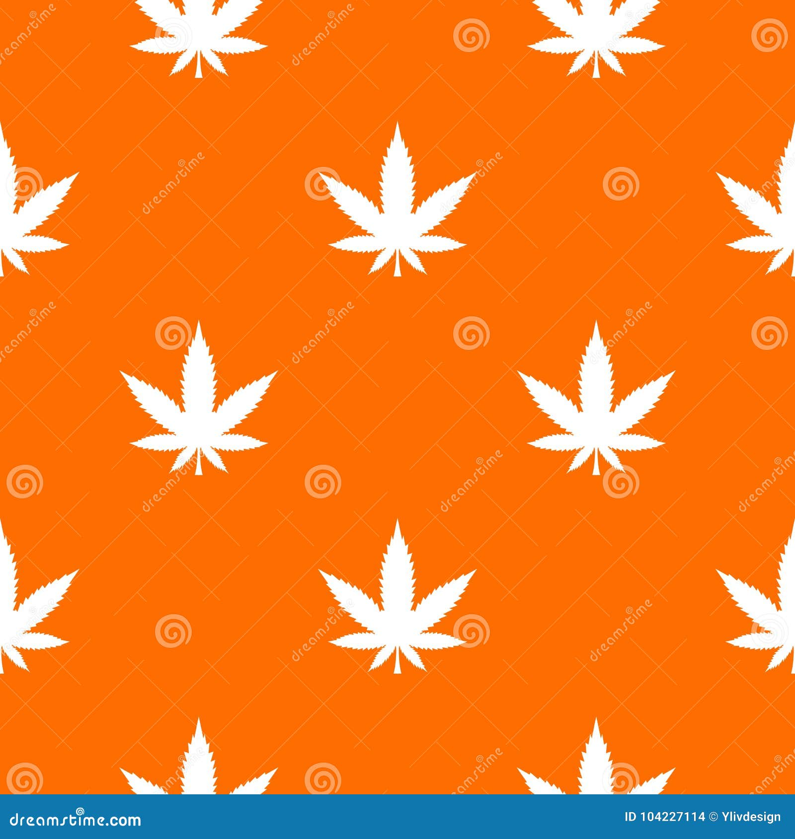 Cannabis Leaf Pattern Seamless Stock Vector - Illustration of leaf ...
