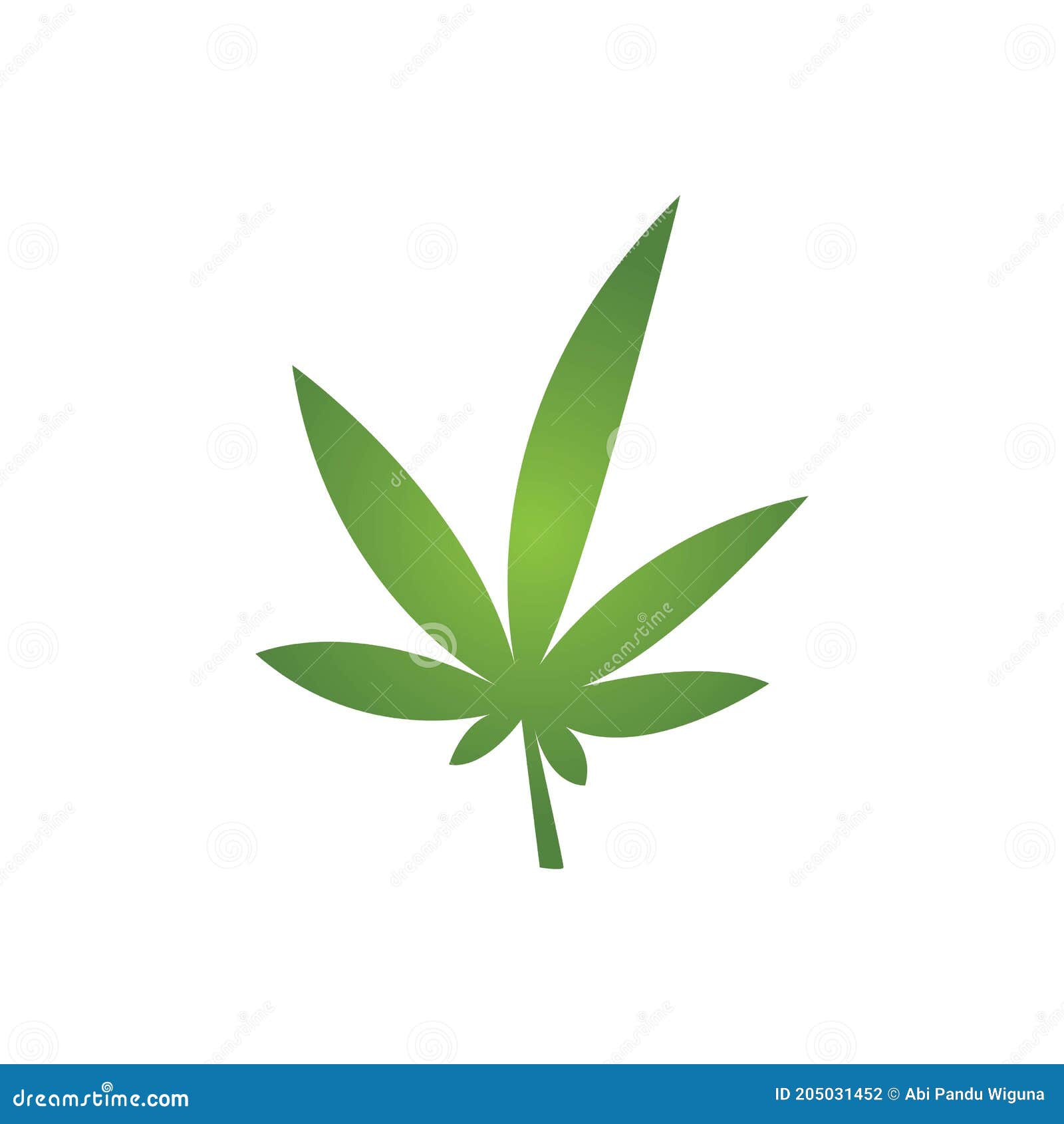 Cannabis Leaf Symbol and Icon Stock Illustration - Illustration of ...