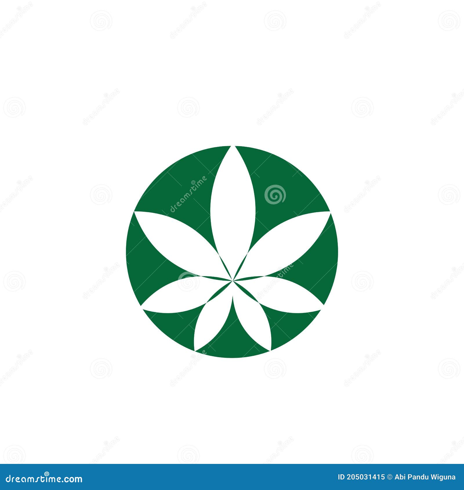Cannabis Leaf Symbol and Icon Stock Illustration - Illustration of herb ...