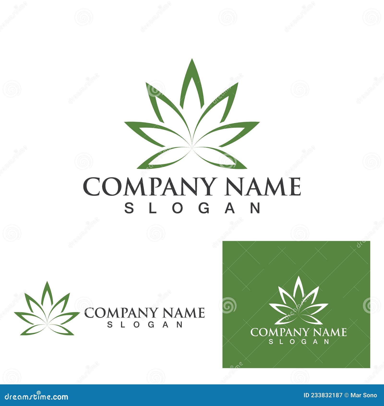 Cannabis Logo and Symbol Vector Eps Stock Vector - Illustration of ...