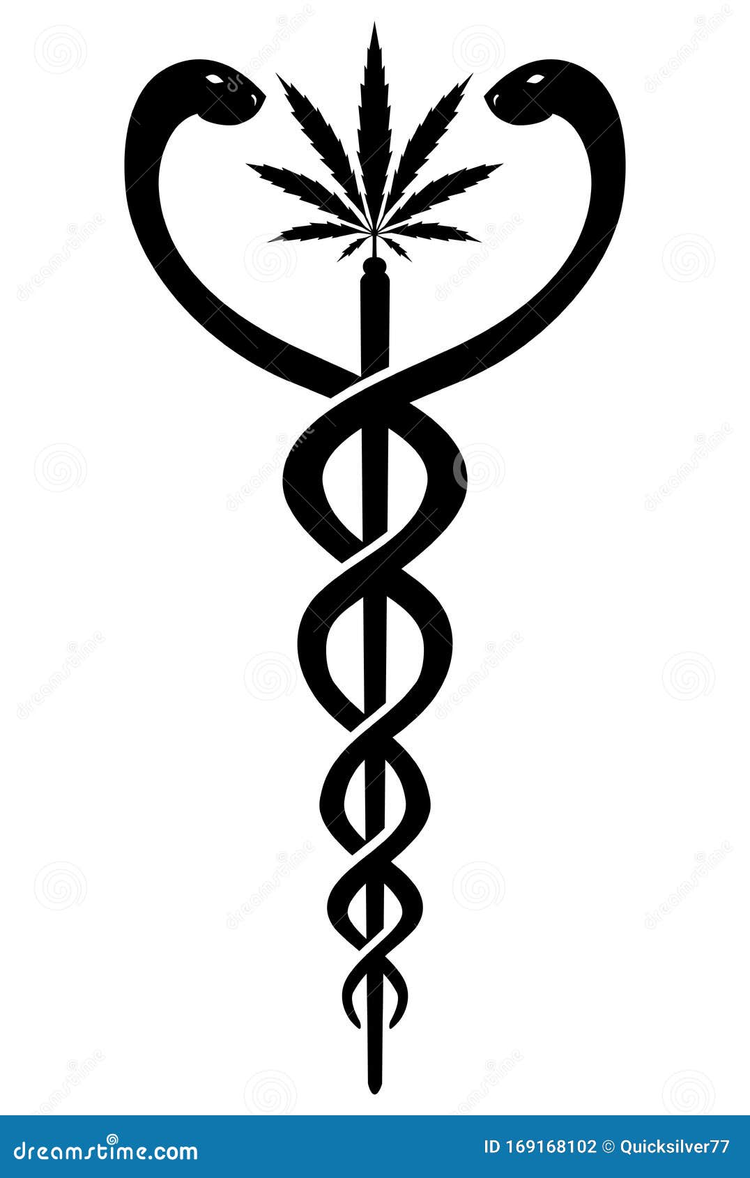 Cannabis Marijuana Leaf, Cannabis Indica Cartoon Vector | CartoonDealer ...