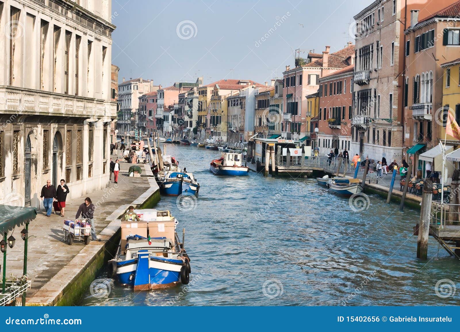 Cannaregio Canal in Venice editorial photo. Image of mediteranean ...