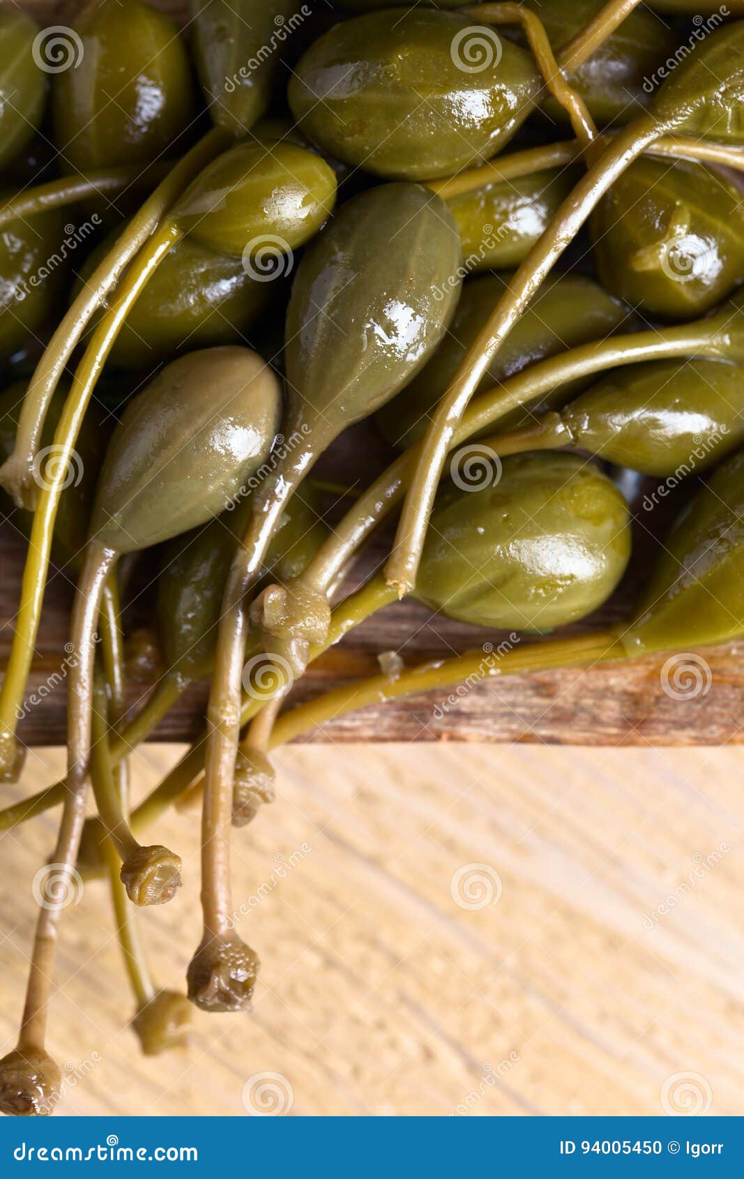 Canned Capers in Wooden Dish . Stock Photo - Image of cooking ...