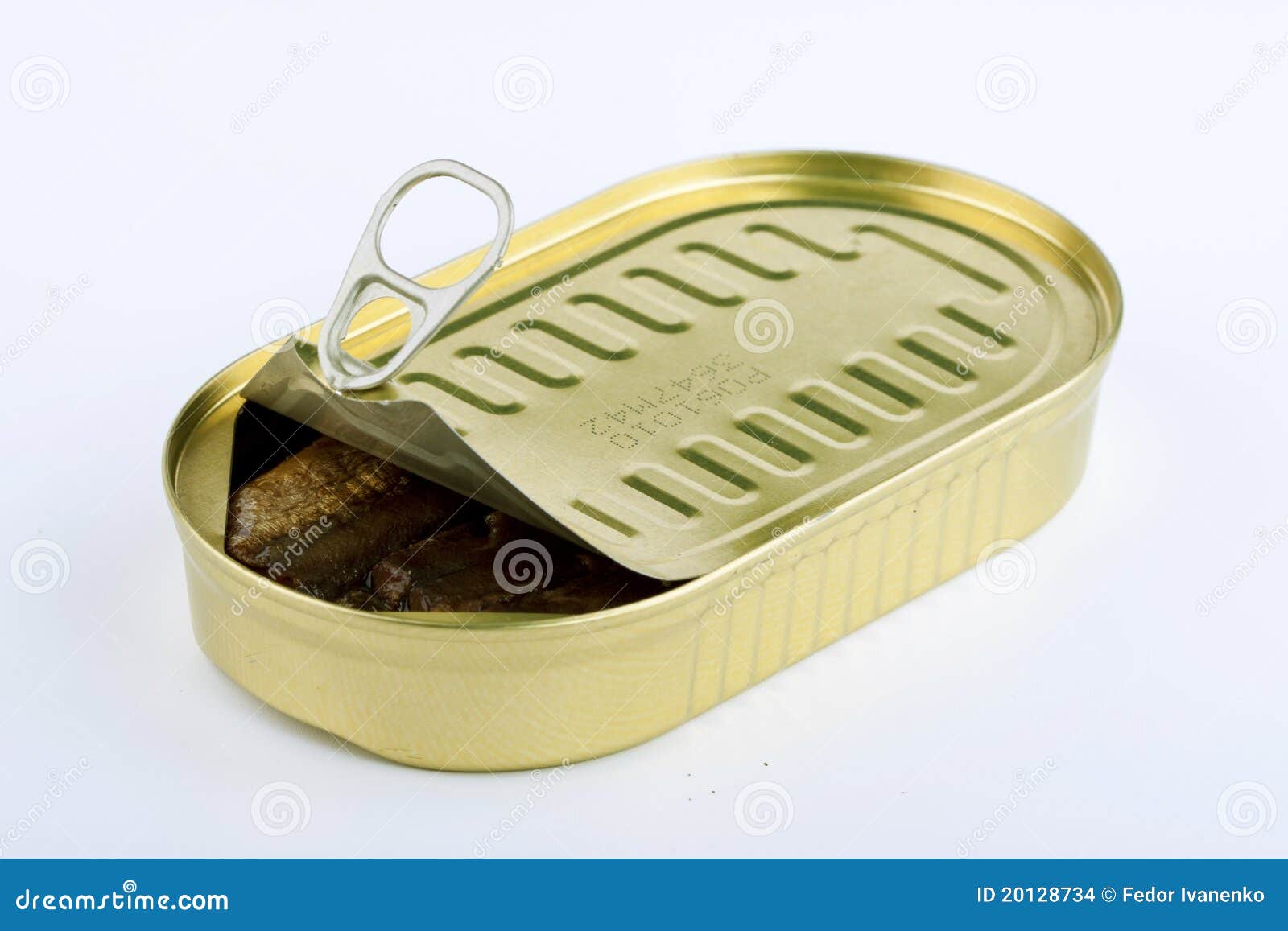 Canned fish stock photo. Image of container, canned, aluminum - 20128734