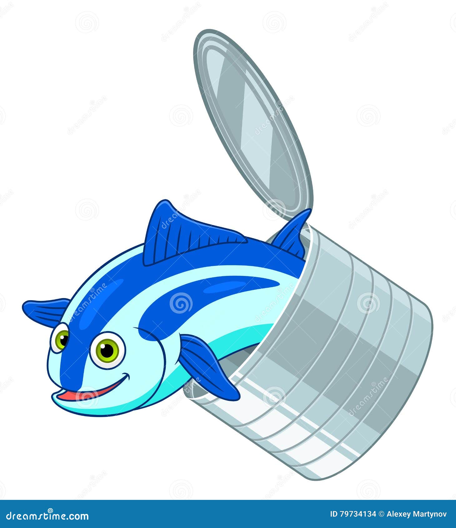 Canned fish stock illustration. Illustration of meat - 79734134