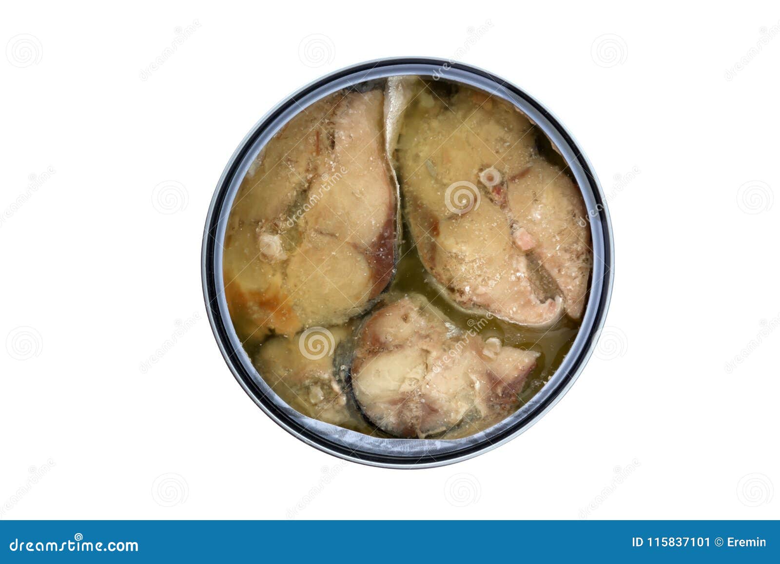 Canned Fish from a Close-up. Stock Image - Image of conserve, canning ...