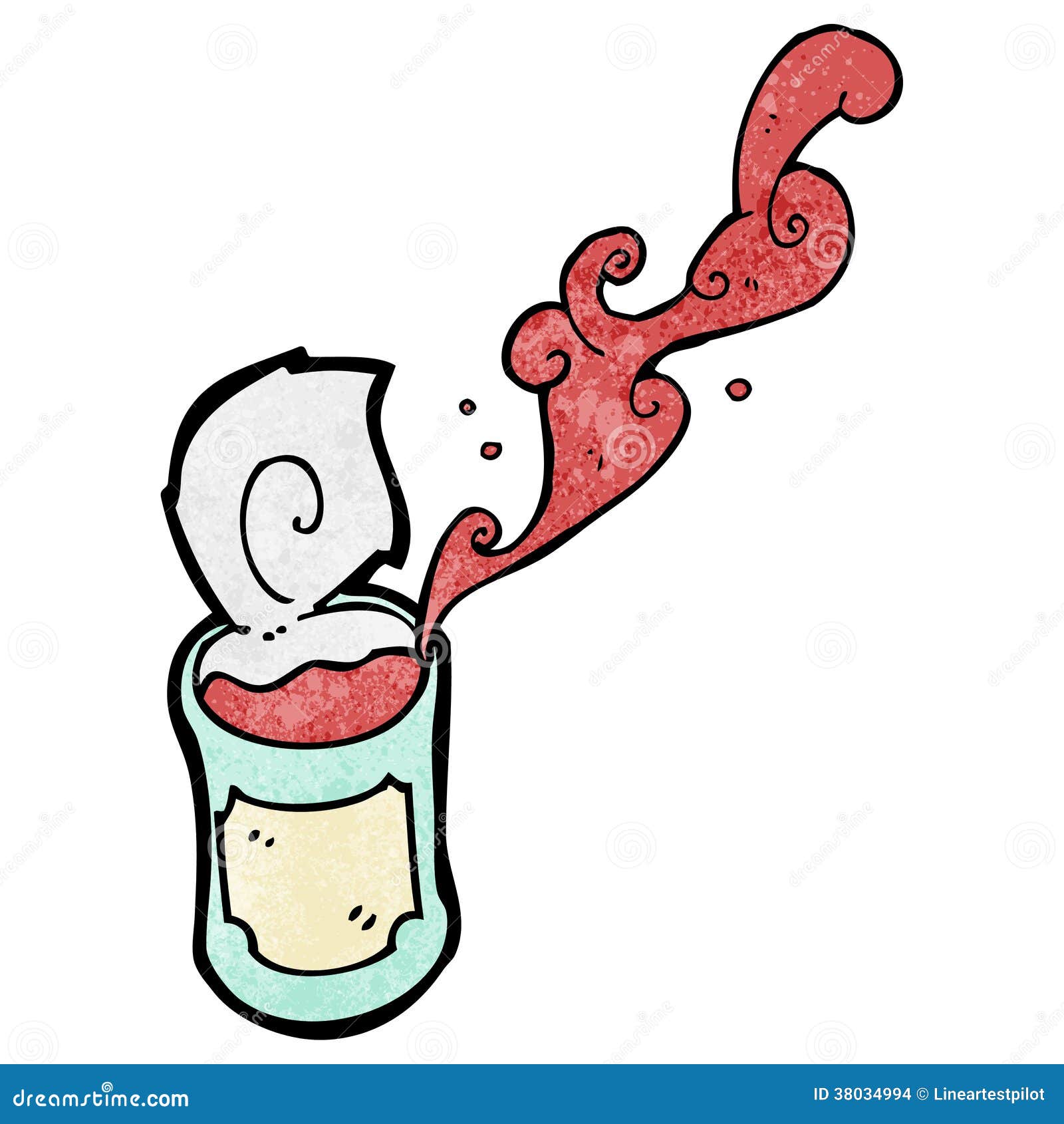 Canned food cartoon stock vector. Illustration of doodle - 38034994