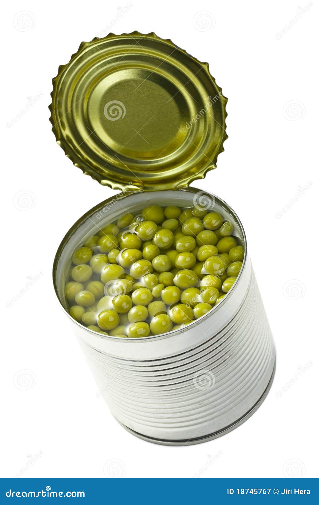 Canned green peas stock image. Image of preserve, canned - 18745767