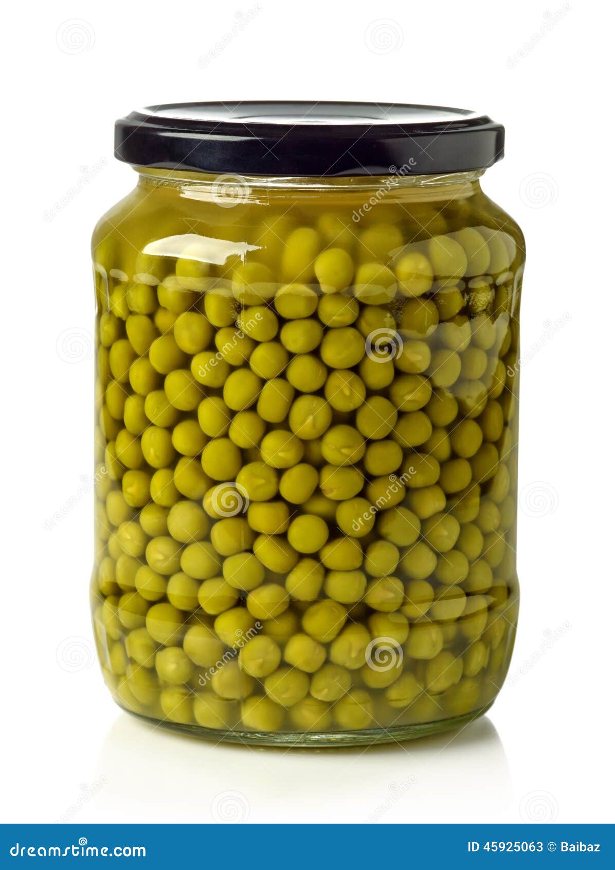Canned green peas stock image. Image of vegetarian, conserve - 45925063