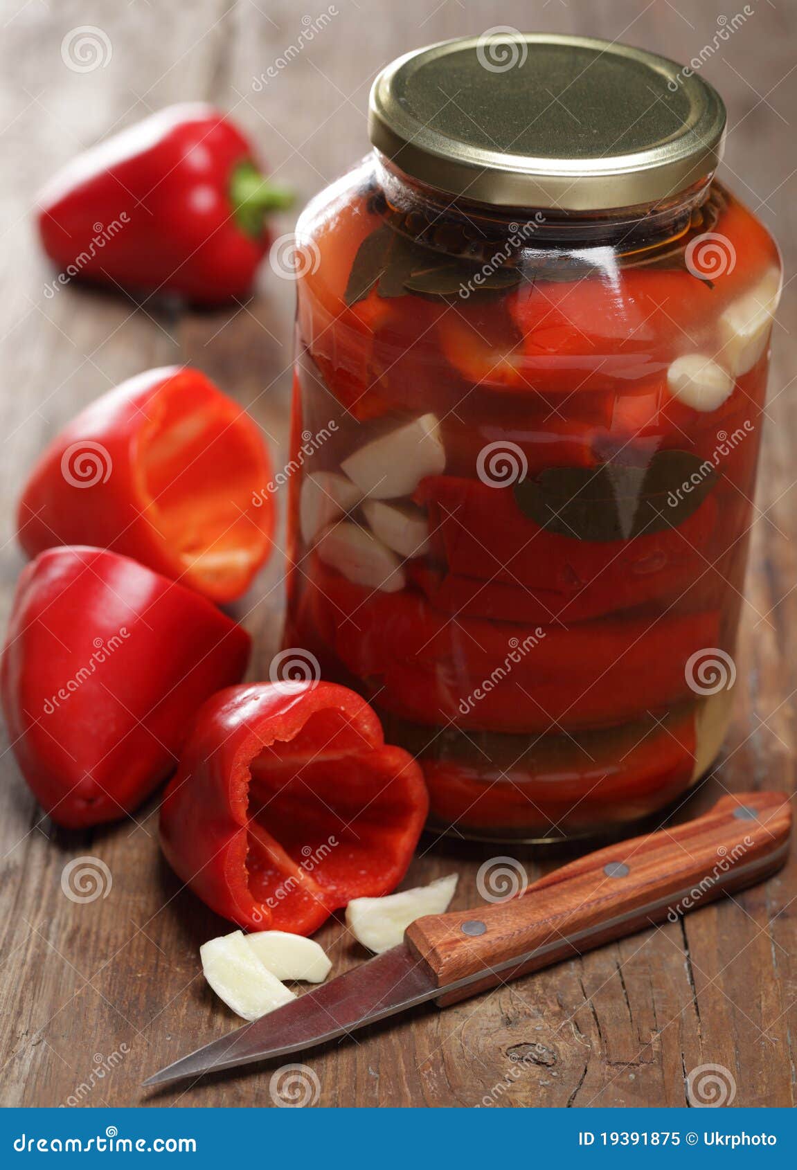 Canned pepper stock image. Image of canned, meal, garlic - 19391875