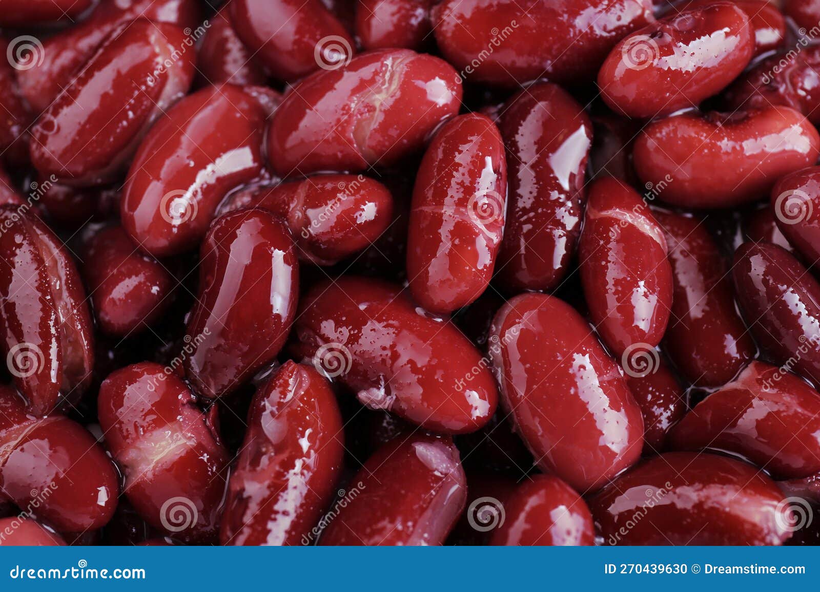 Canned Red Kidney Beans As Background, Top View Stock Photo - Image of ...