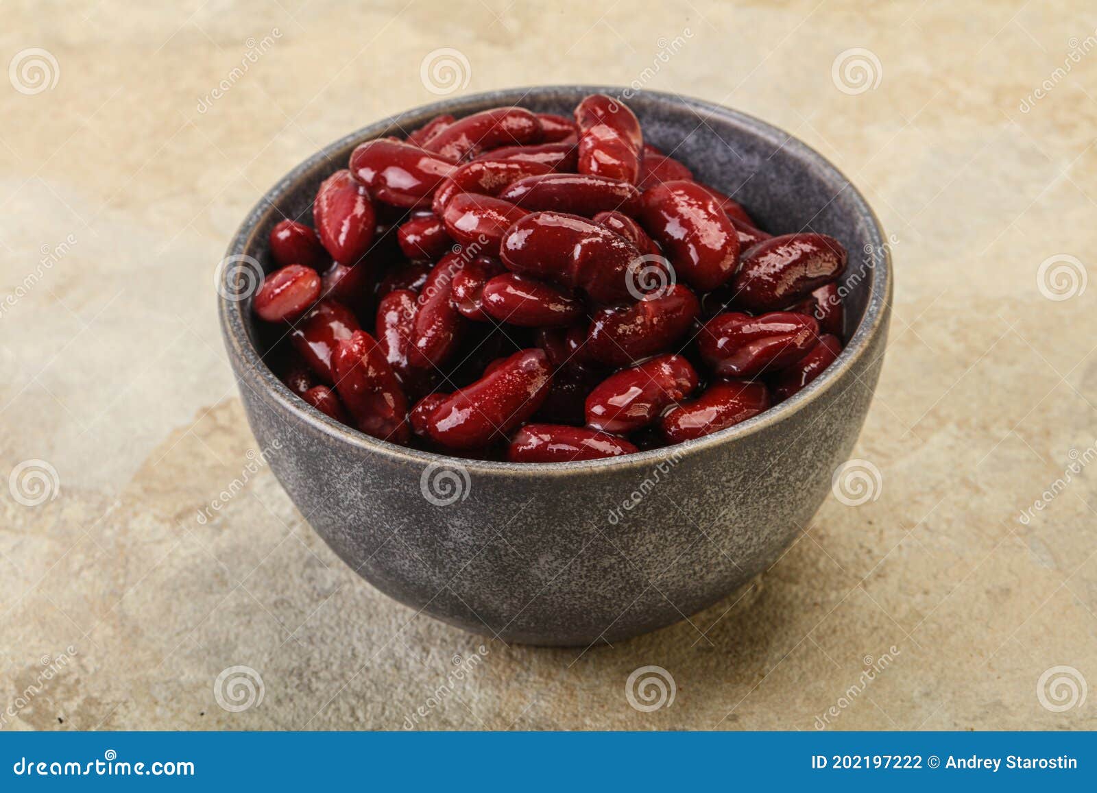Canned Red Kidney in the Bowl Stock Photo - Image of cooked, baked ...