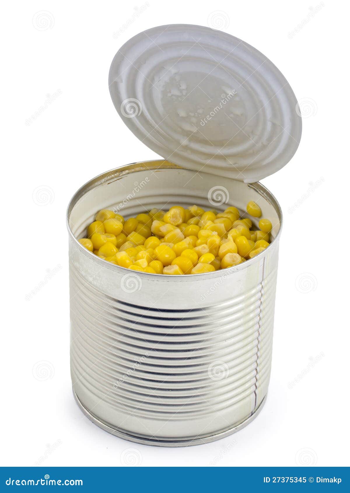 Canned sweet corn stock image. Image of container, ripe - 27375345