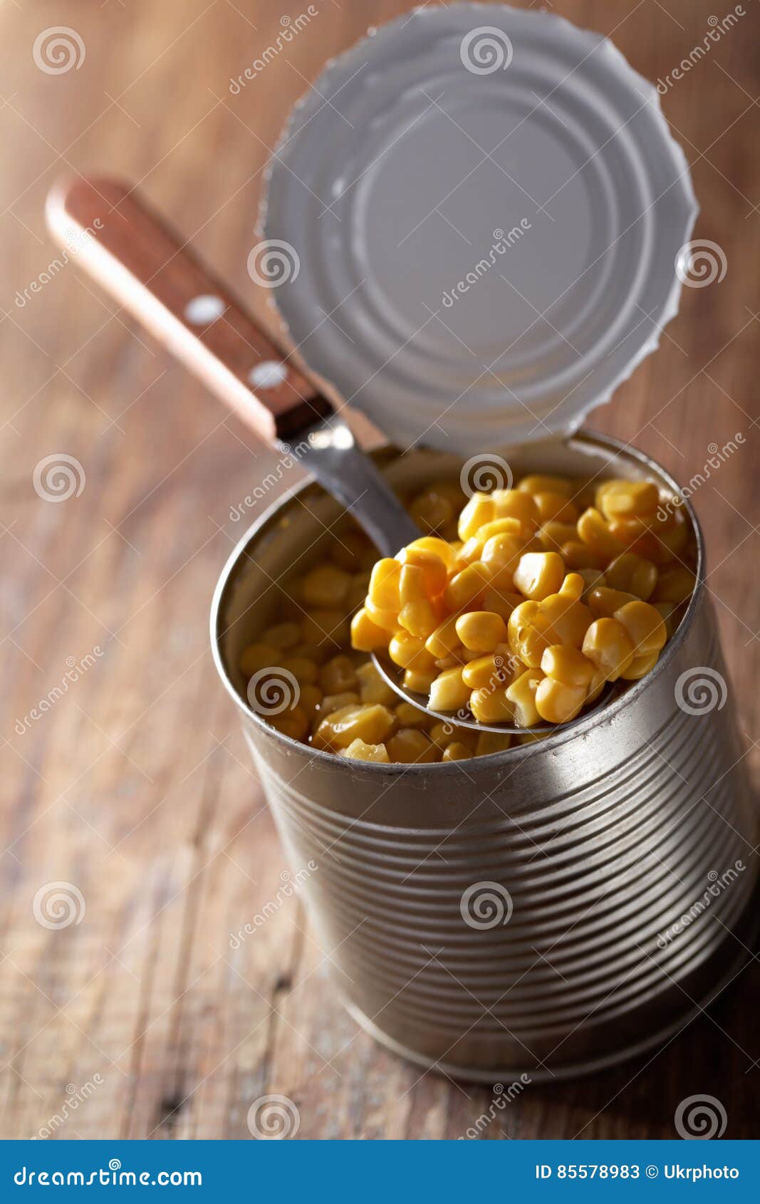 Canned Sweet Corn In Glass Jar, Fresh And Cooked Corn Cobs. Royalty ...