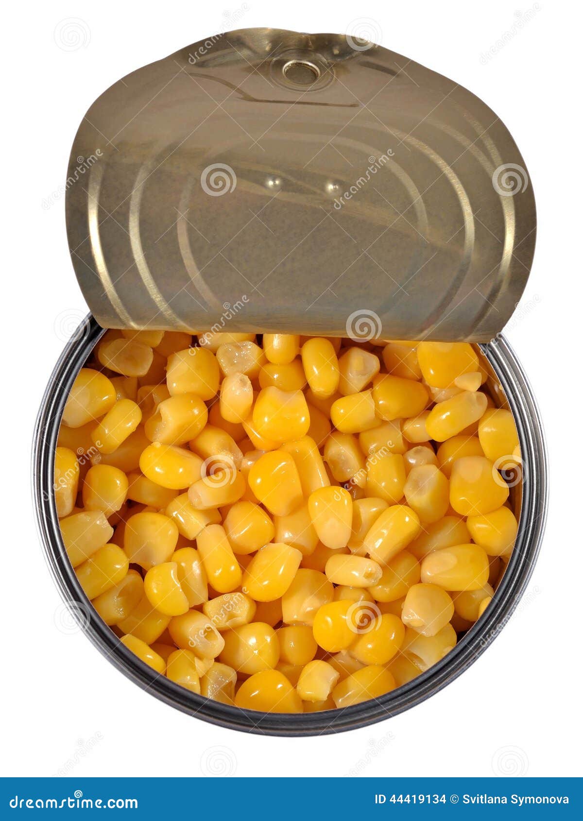 Canned Sweet Corn In Glass Jar, Fresh And Cooked Corn Cobs. Royalty ...