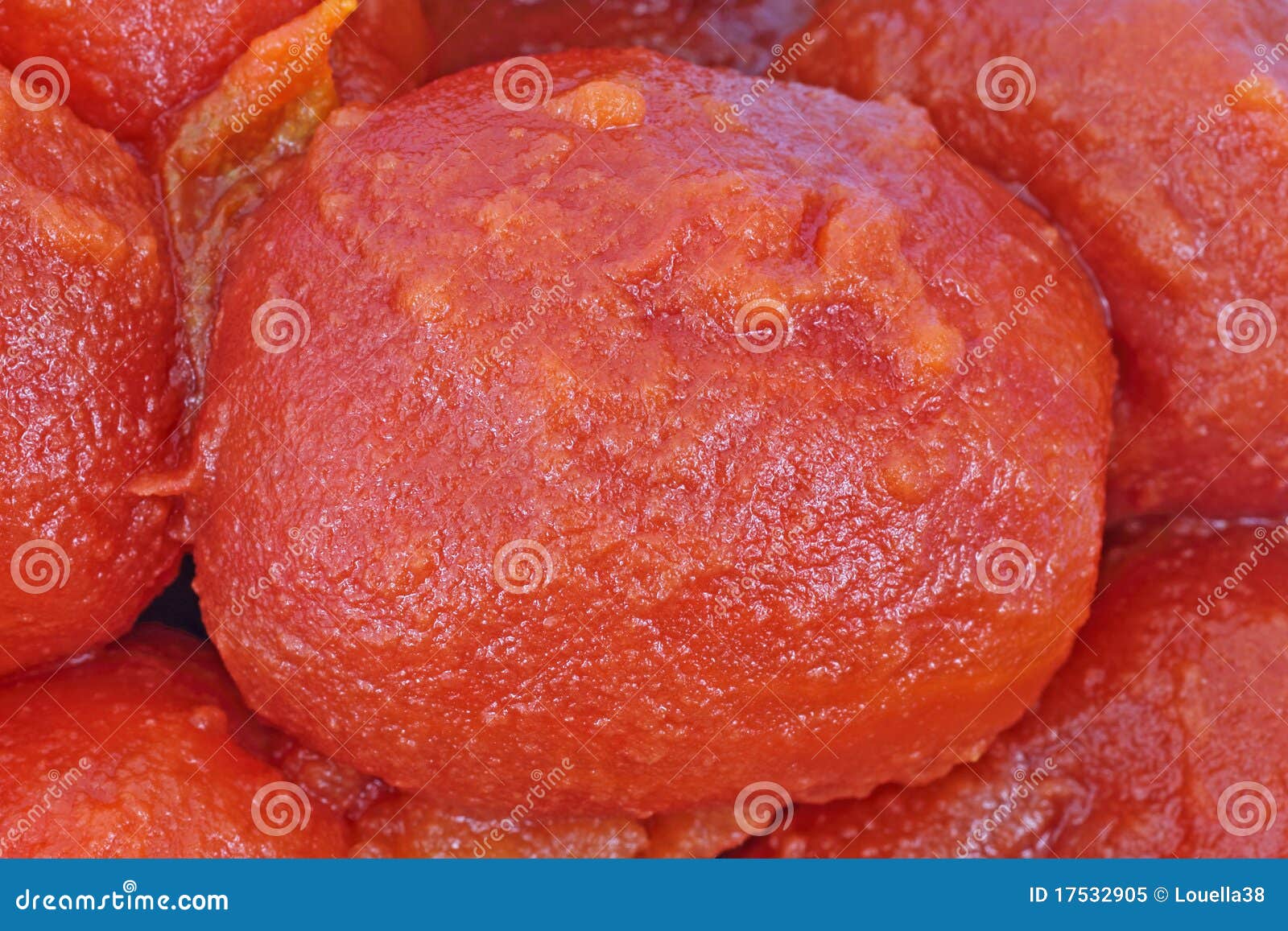 Canned Whole Peeled Tomatoes Close View Stock Image - Image of ...