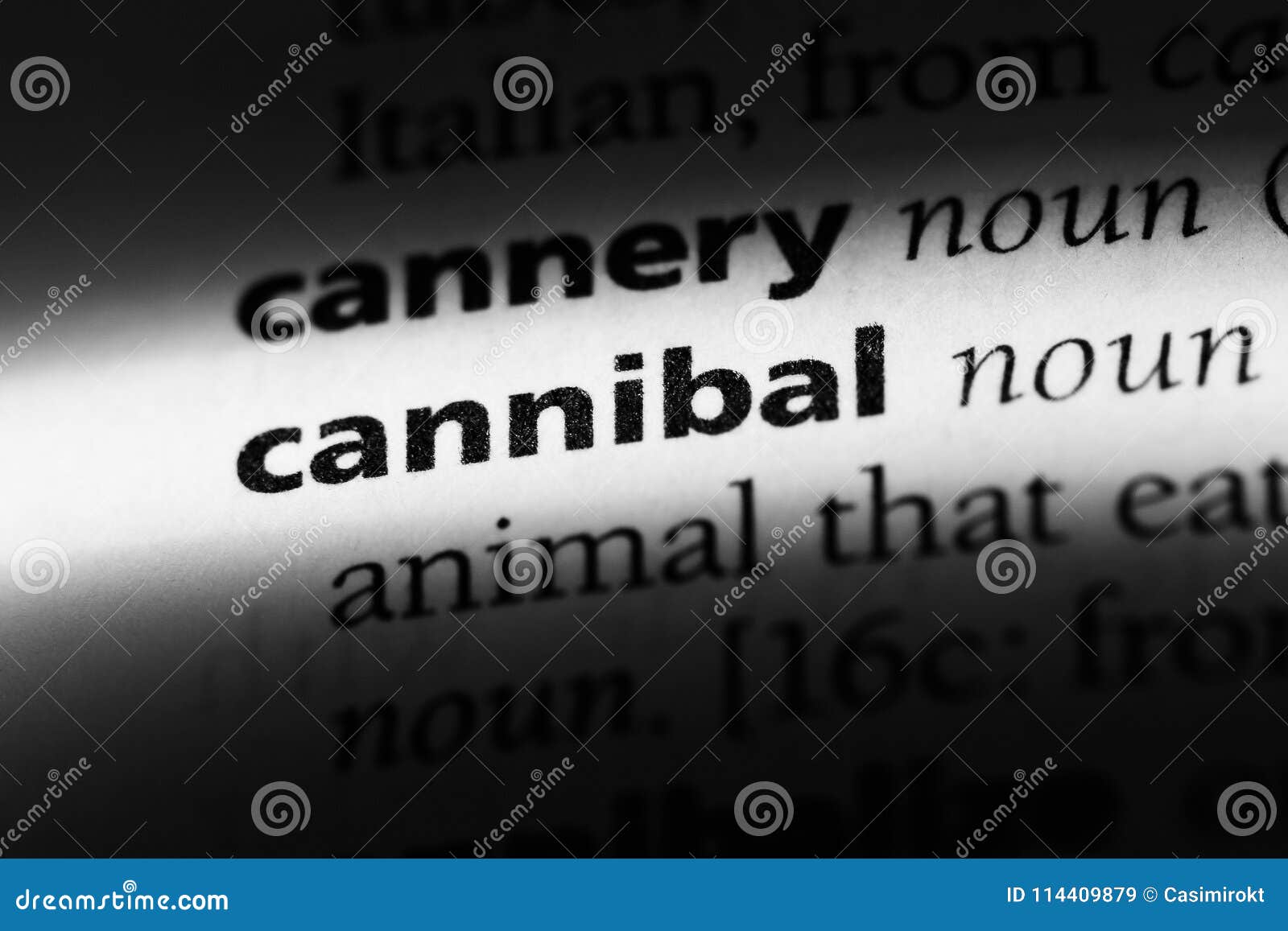 Cannibal stock image. Image of info, paper, idea, english - 114409879
