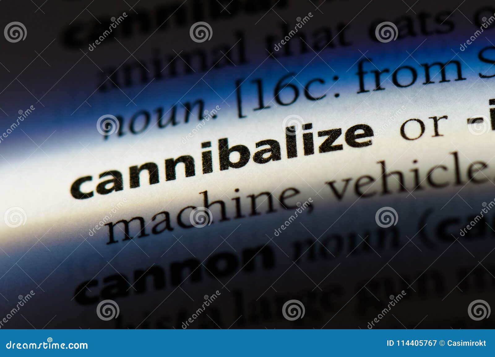 Cannibalize stock image. Image of text, cannibalize - 114405767