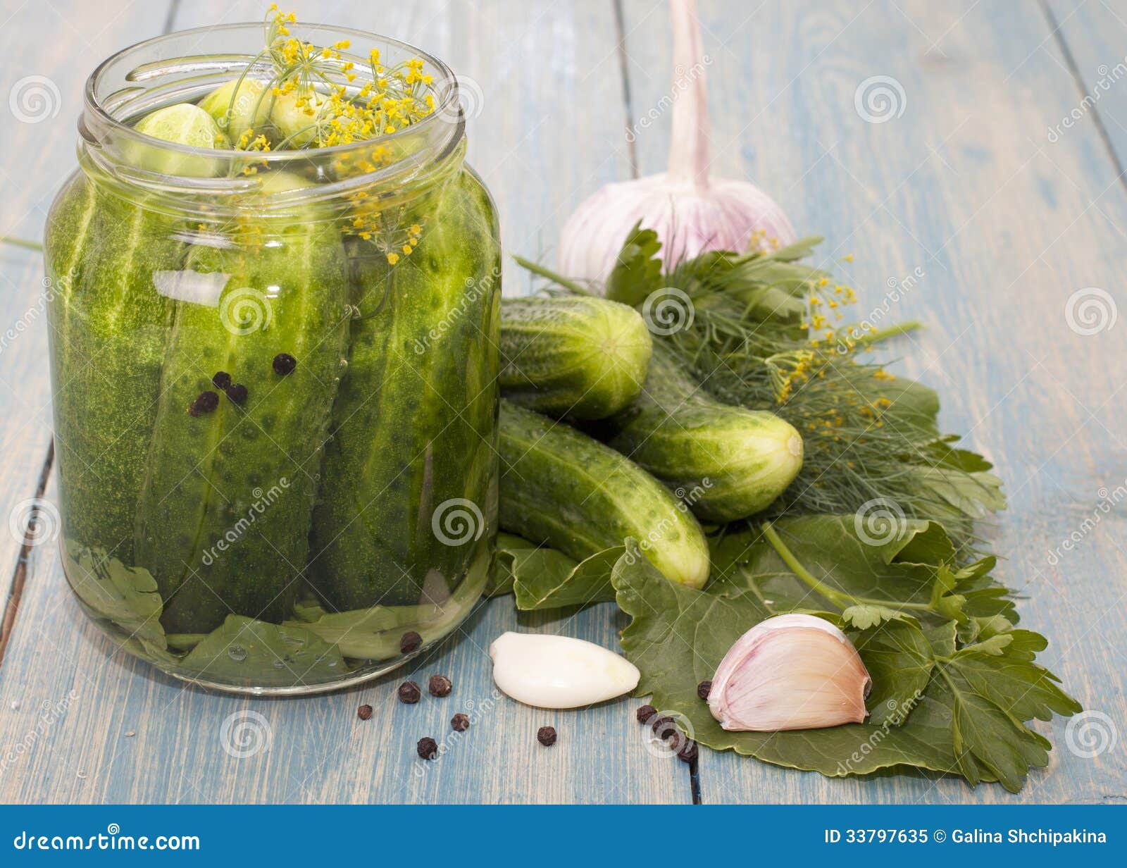 Canning cucumbers. stock image. Image of delicious, ripe - 33797635