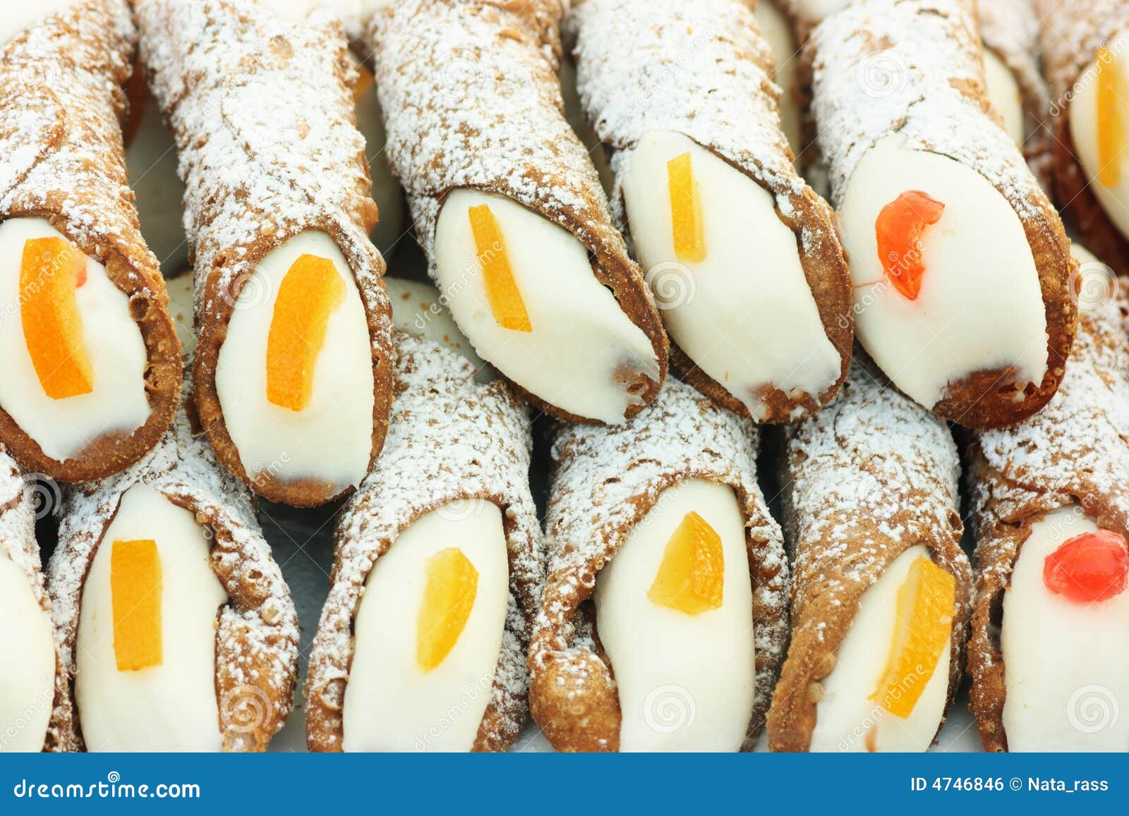 Cannolo siciliano stock photo. Image of diet, sugar, waffle - 4746846