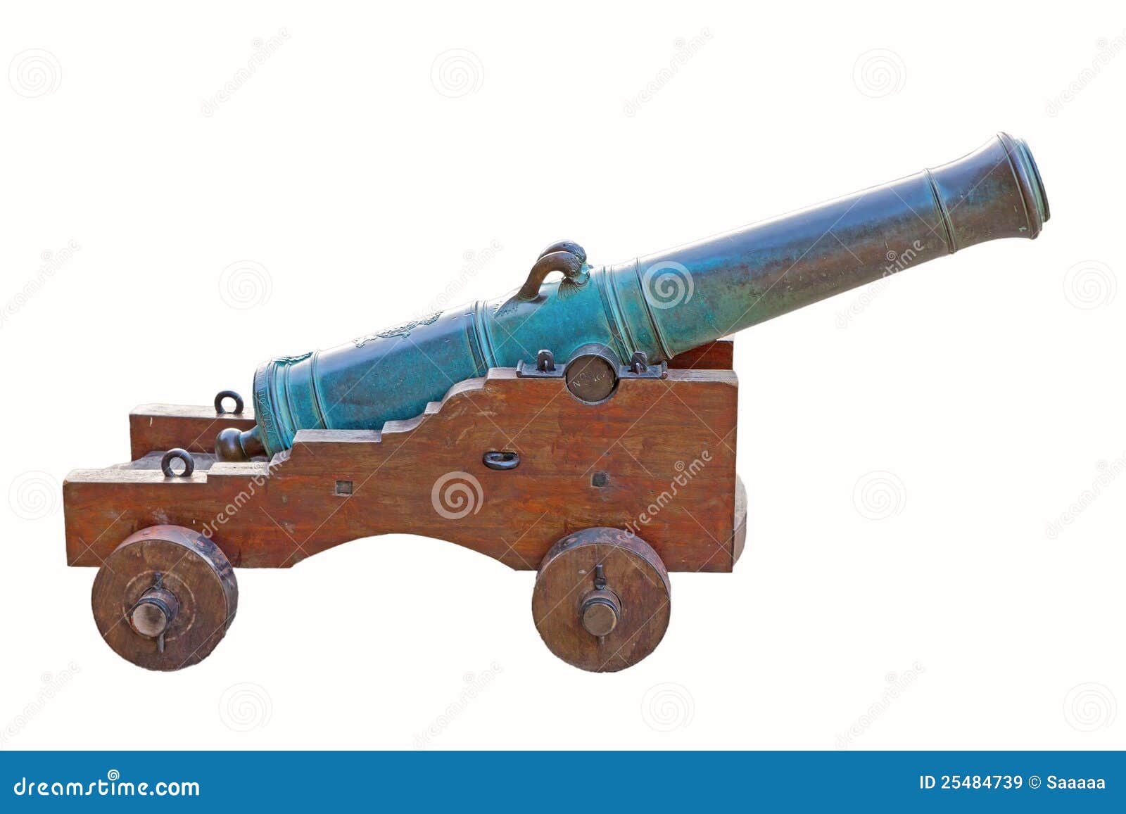 Cannon stock image. Image of cannon, rundown, isolated - 25484739