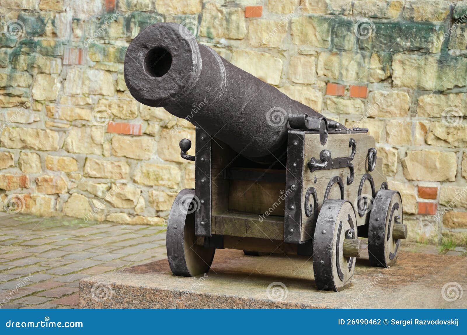 Cannon stock photo. Image of artillery, vintage, obsolete - 26990462
