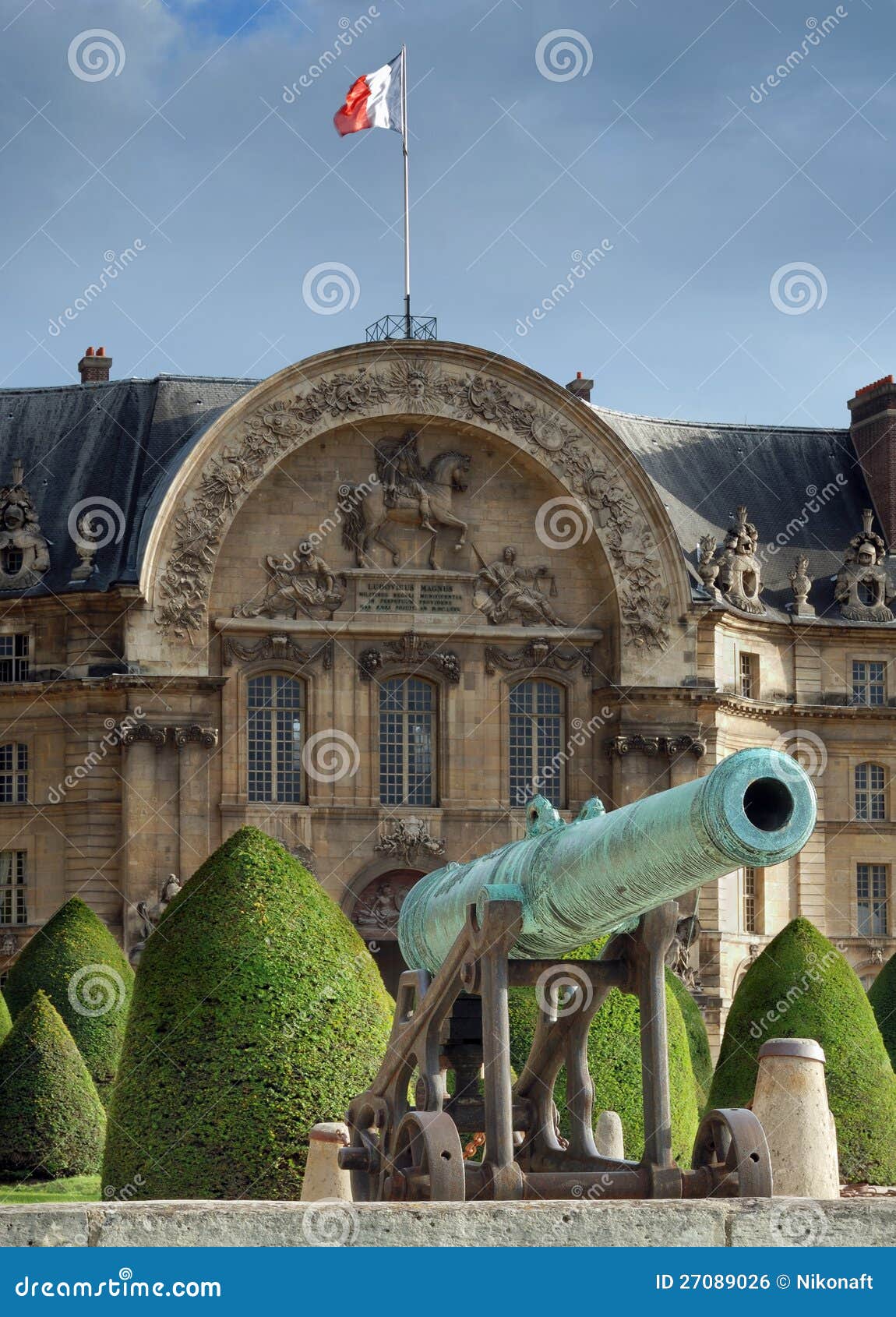 Cannon. stock photo. Image of defense, history, france - 27089026