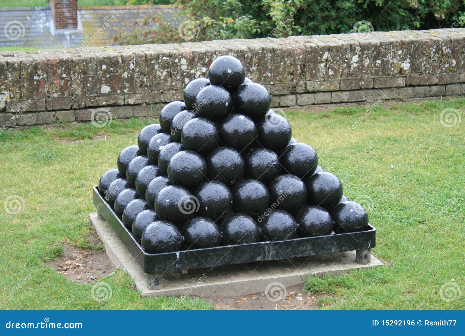 Cannon balls stock photo. Image of missiles, ammo, metal - 15292196