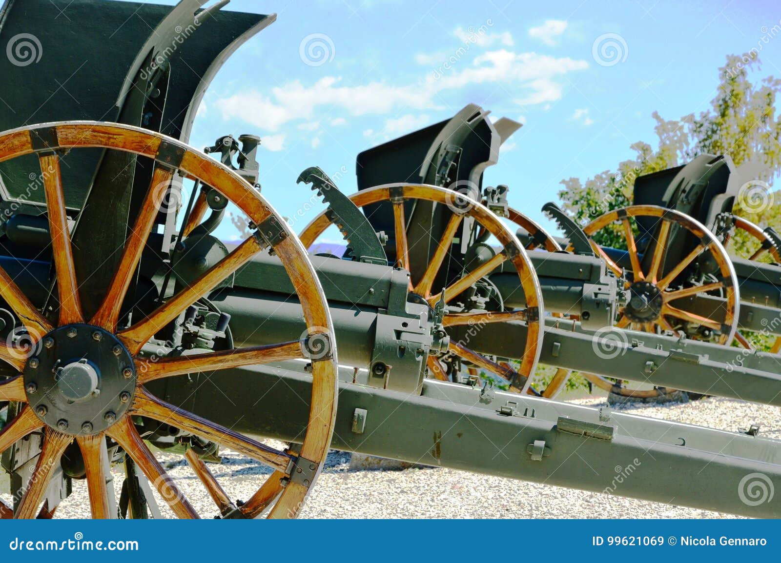Cannon On Gun Carriage As Muzzle-loader Cannon Royalty-Free Stock Photo ...
