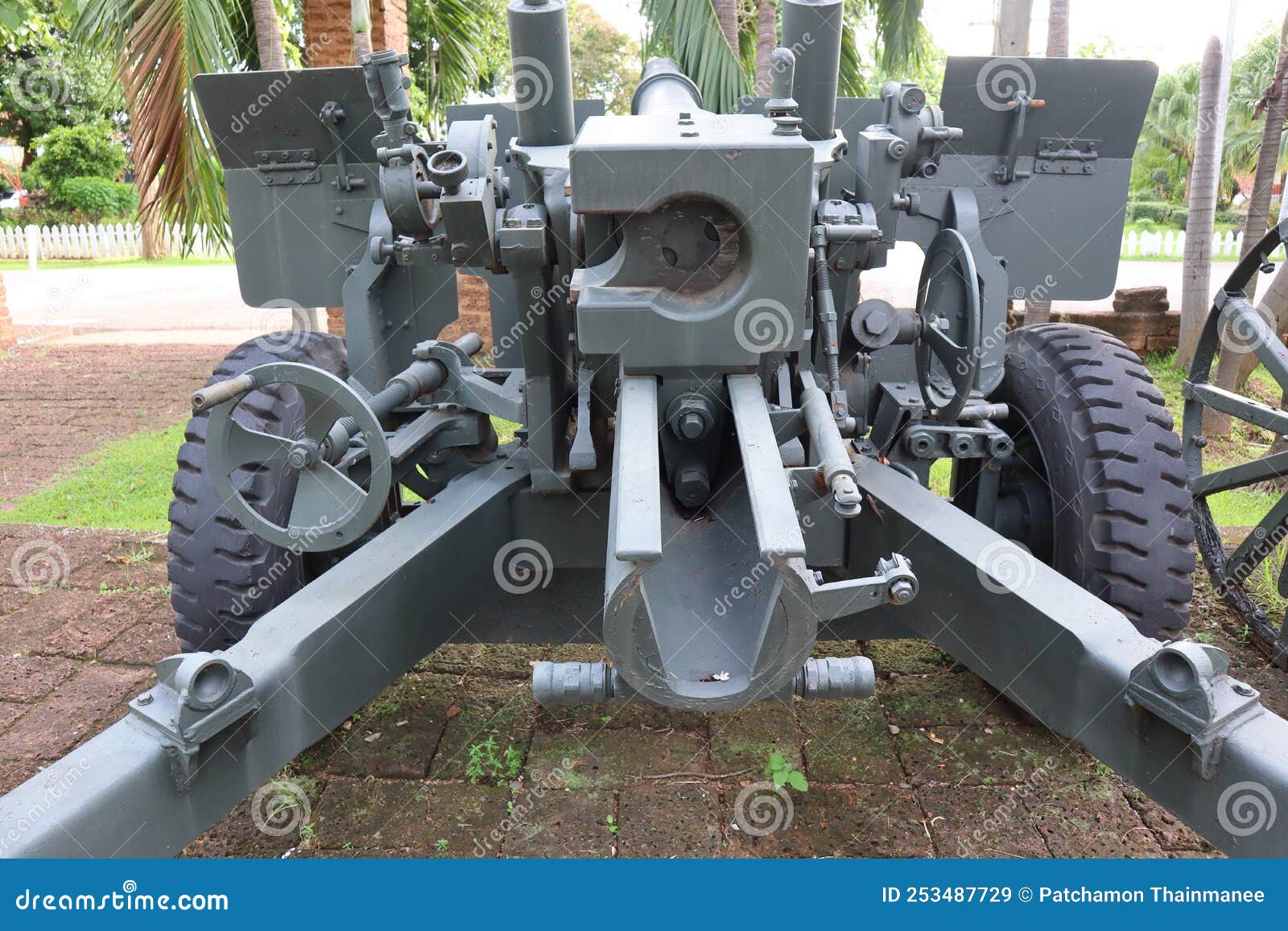 A Cannon Cast Iron for Ancient Battles. Stock Image - Image of soldier ...