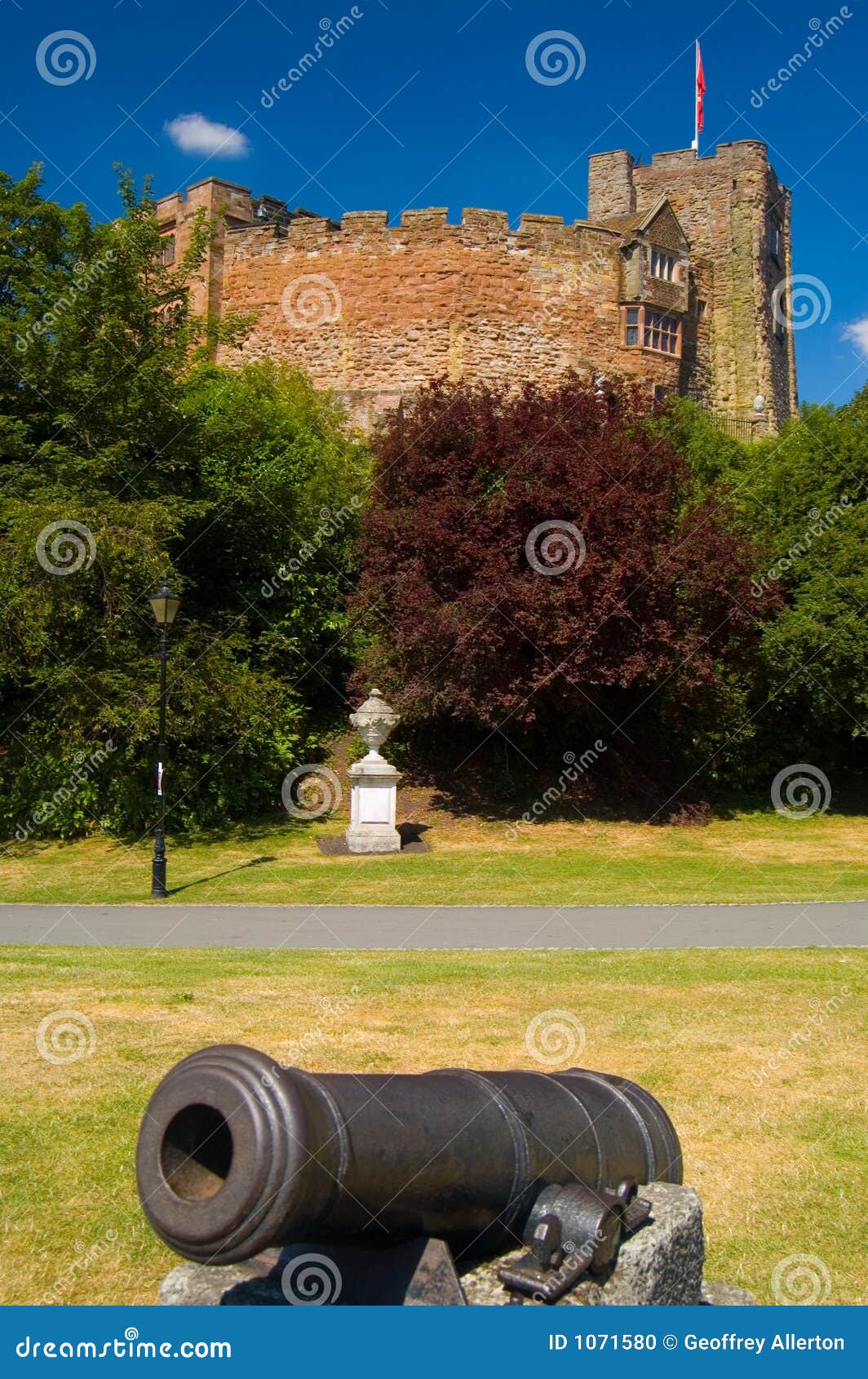Cannon and castle stock photo. Image of cannon, touring - 1071580