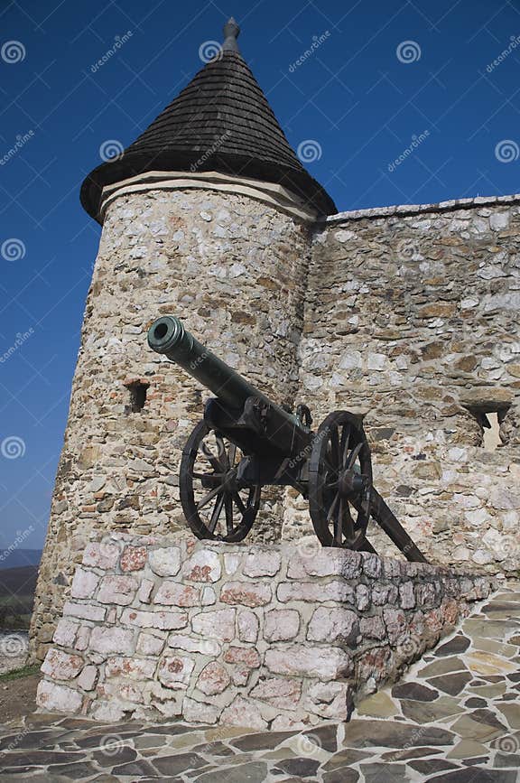 The cannon castle stock photo. Image of renaissance, hill - 4910320