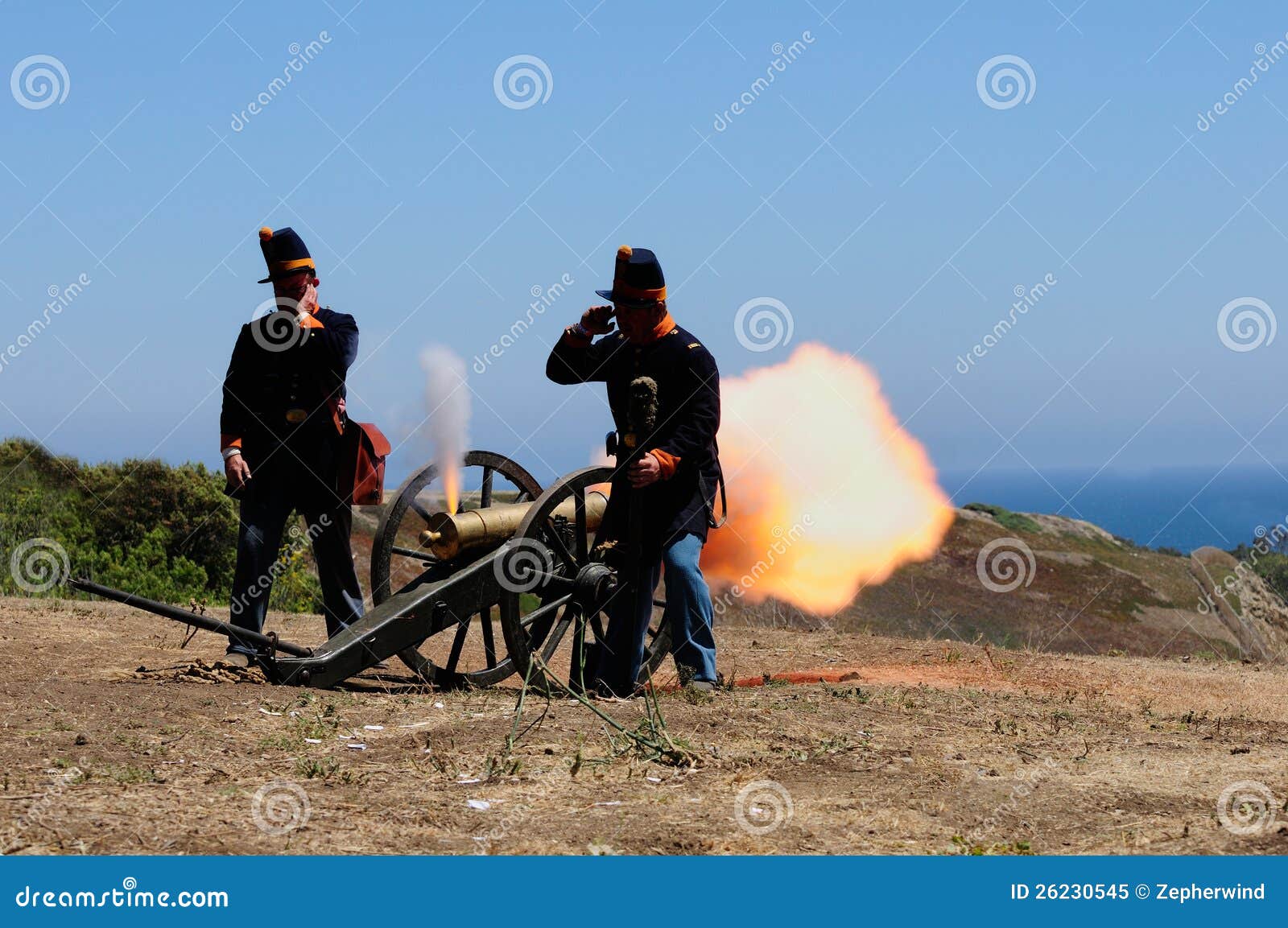 Cannon Fire editorial image. Image of fire, artillery - 26230545