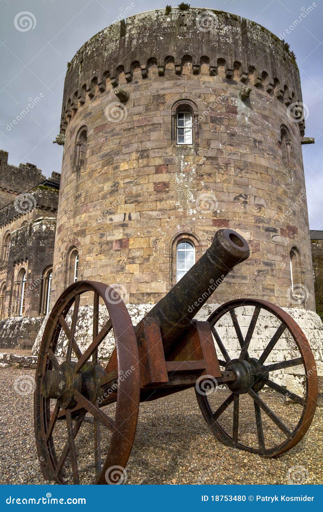 Cannon of Glenstal Abbey stock photo. Image of built - 18753480