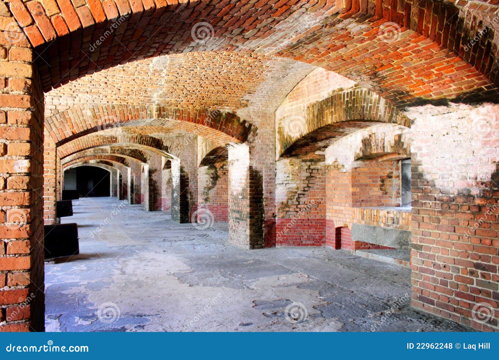 Cannon Gun Bunkers stock photo. Image of empty, cannons - 22962248