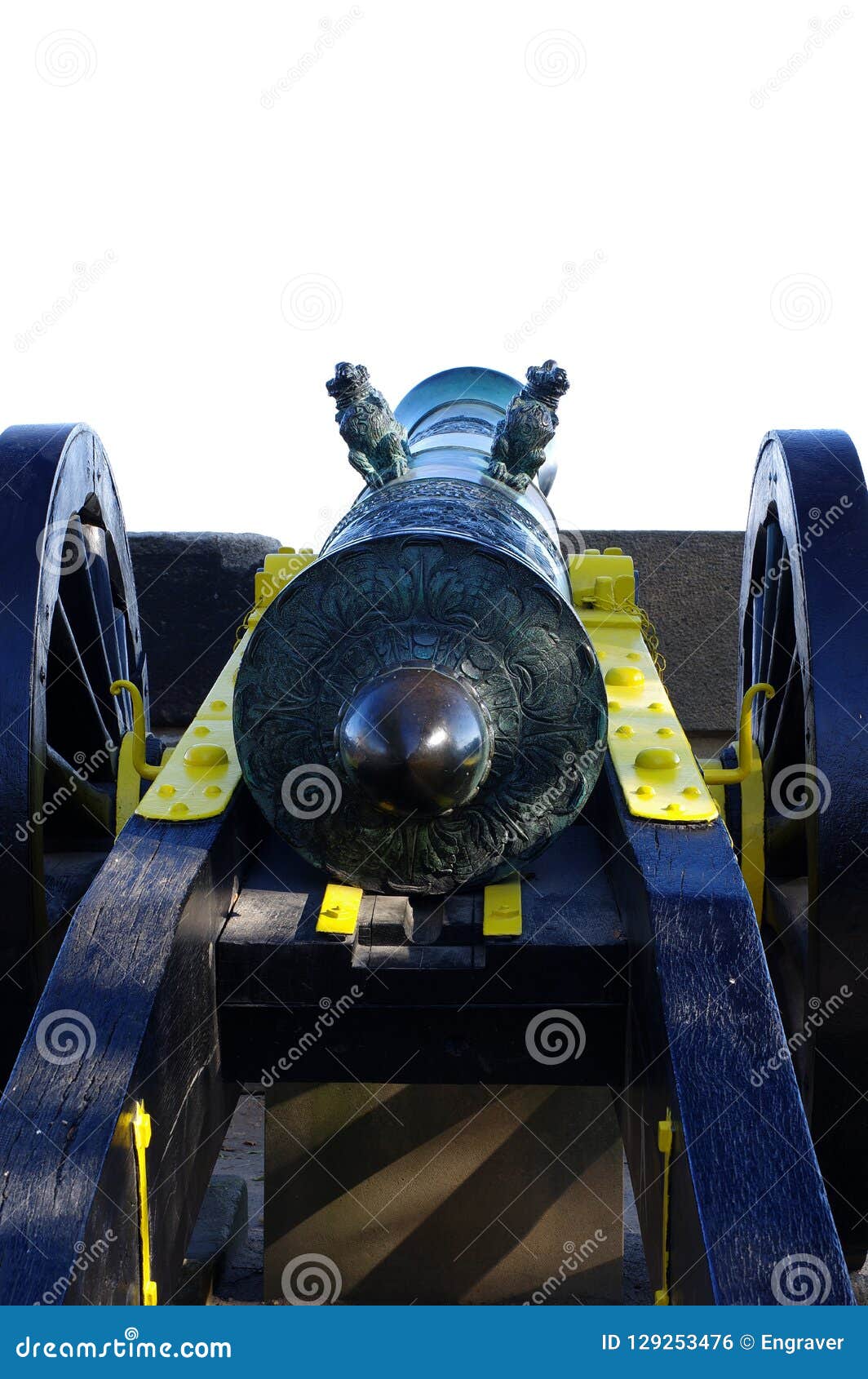 Cannon Gun Historical Military Stock Photo - Image of cannons, theme ...