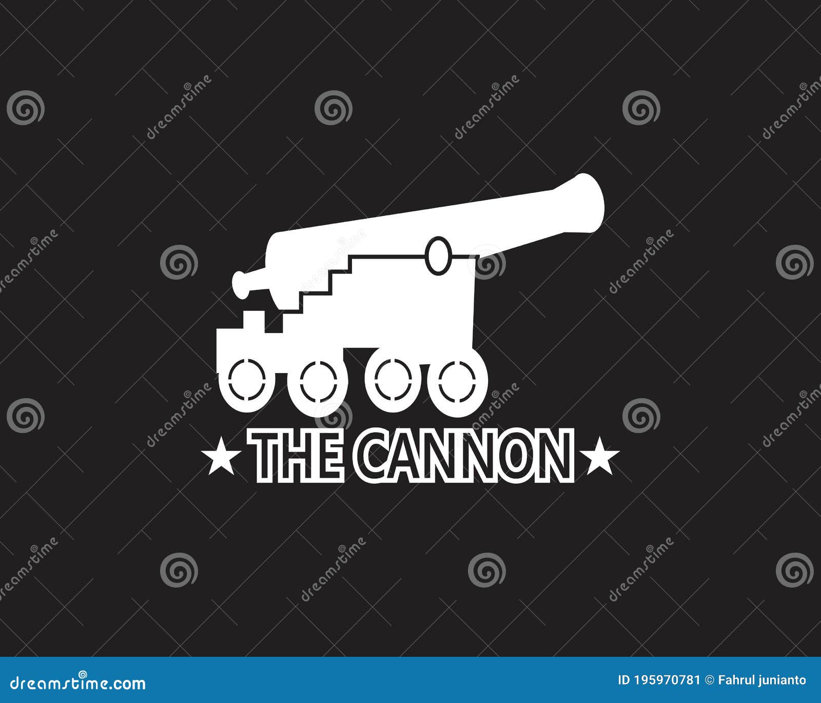 Cannon Logo Design Vector Template Stock Vector - Illustration of ...