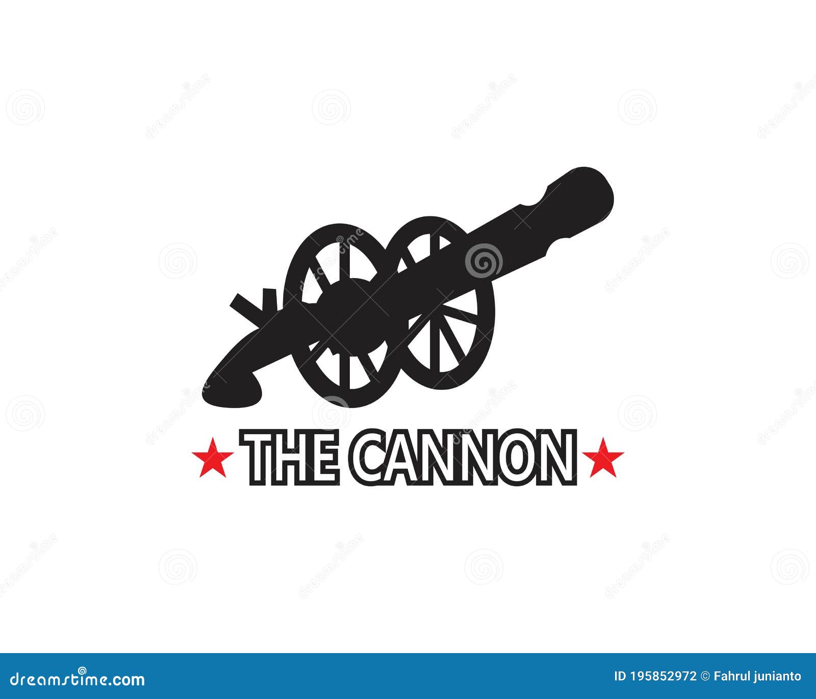 Cannon Logo Design Vector Template Stock Illustration - Illustration of ...