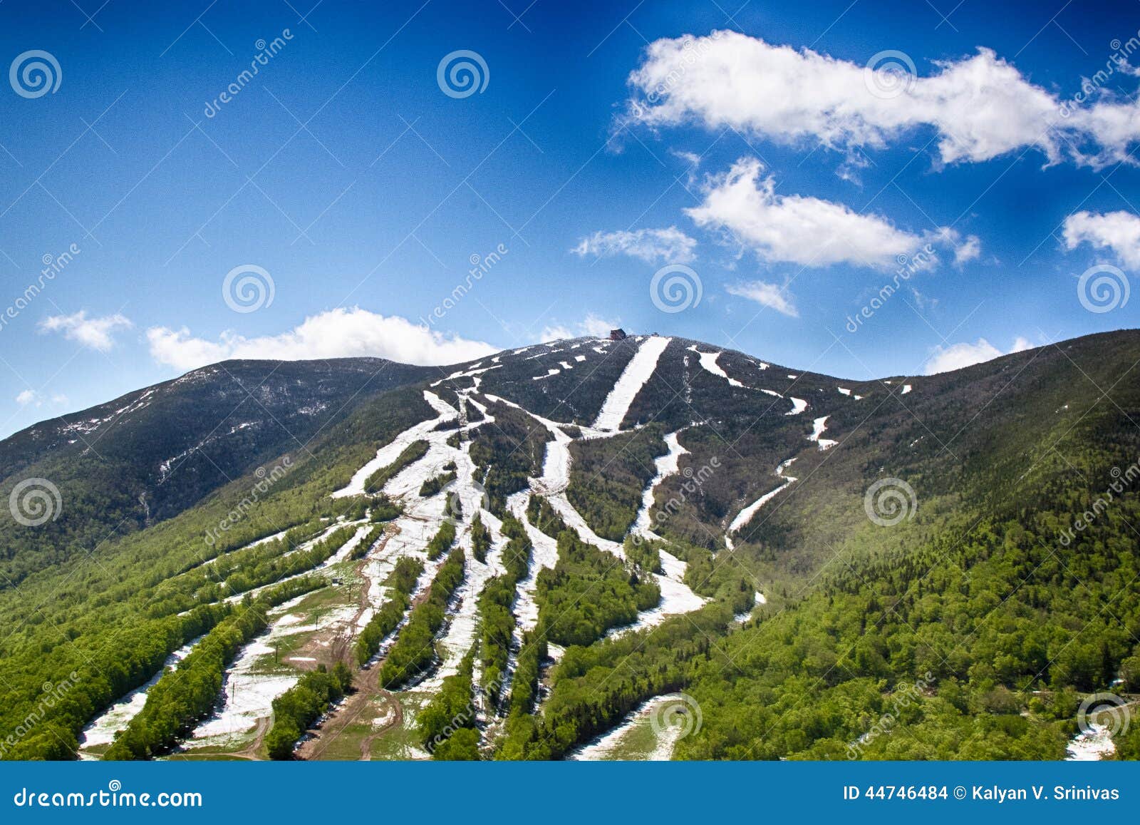 Cannon Mountain Ski Area stock photo. Image of skiing - 44746484