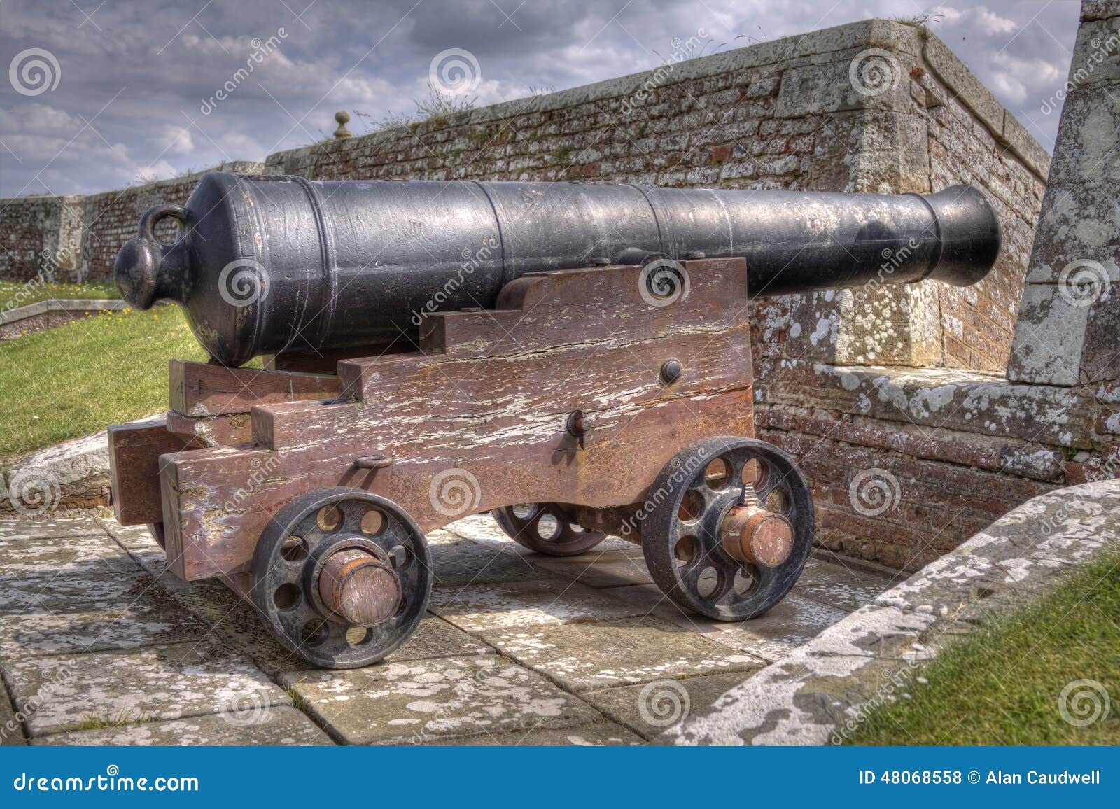 Cannon stock photo. Image of historic, history, scotland - 48068558