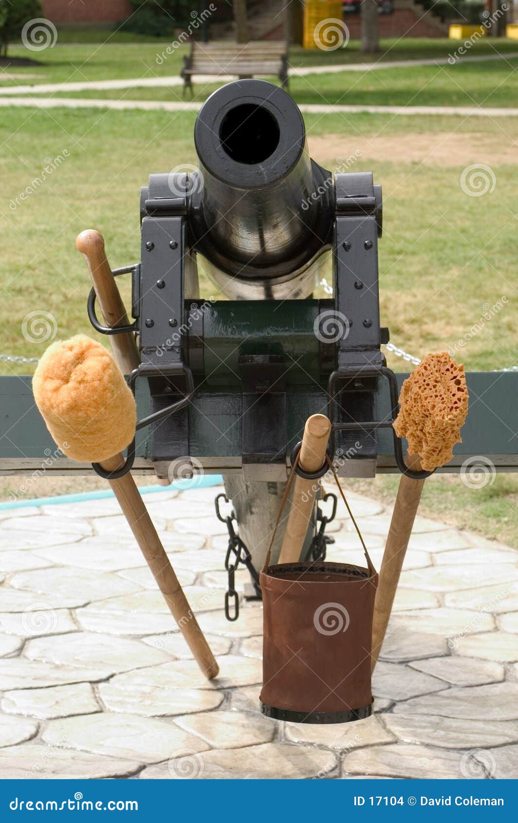 Cannon with Tools stock photo. Image of cannon, tools, load - 17104