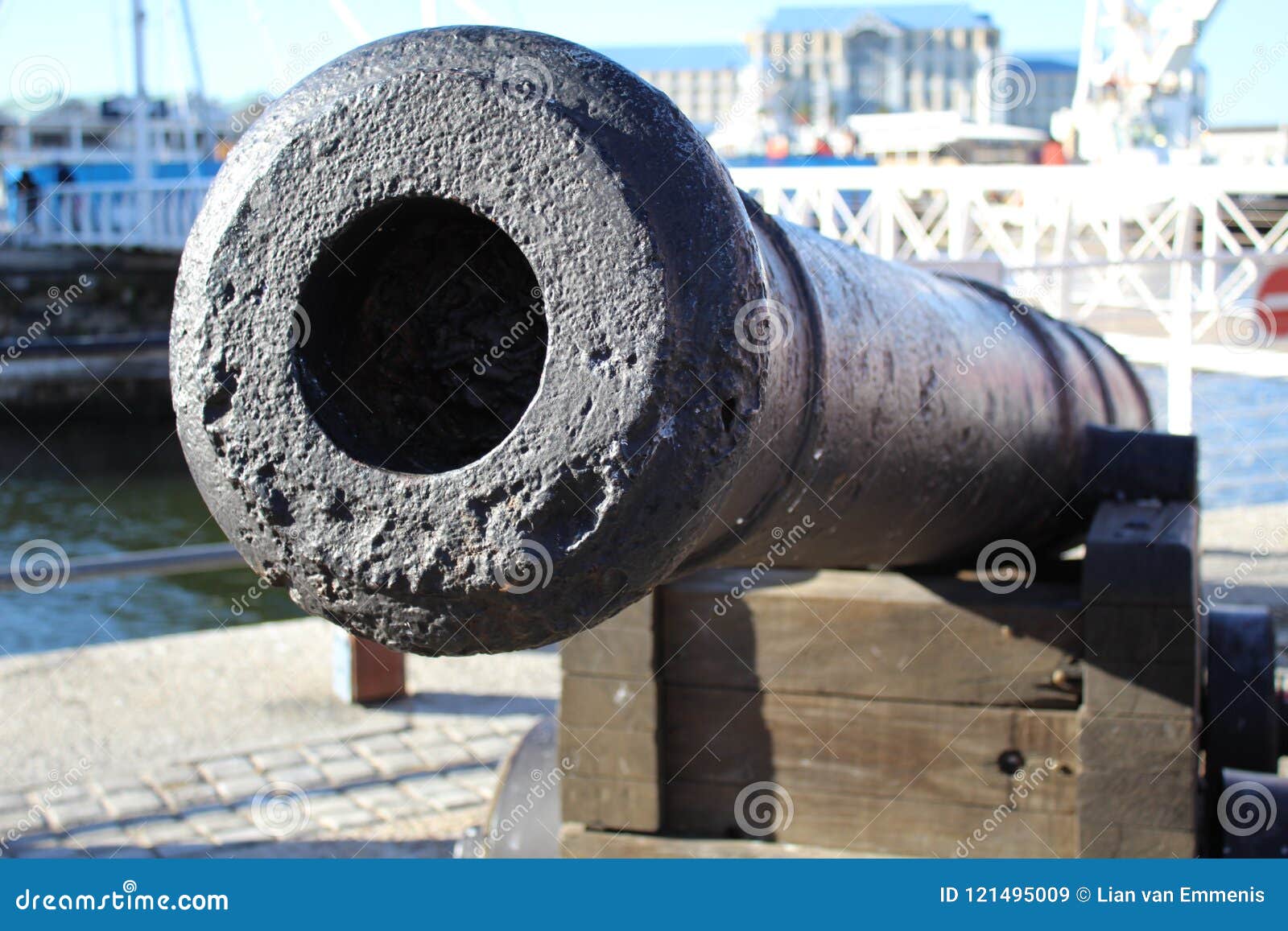 Cannon stock image. Image of africa, waterfront, canon - 121495009