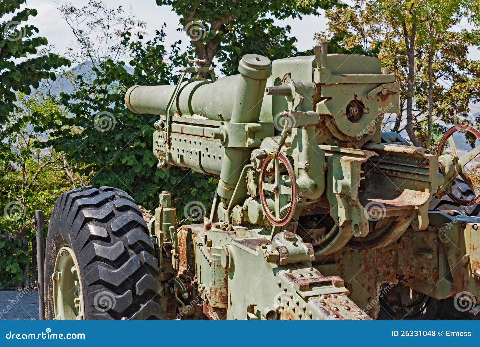Cannon of world war II stock photo. Image of metal, bomb - 26331048